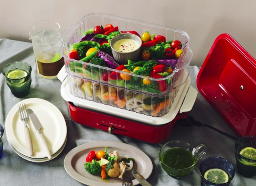 BRUNO Compact Double Steamer Rack Attachment, BRUNO Hotplates | HipVan