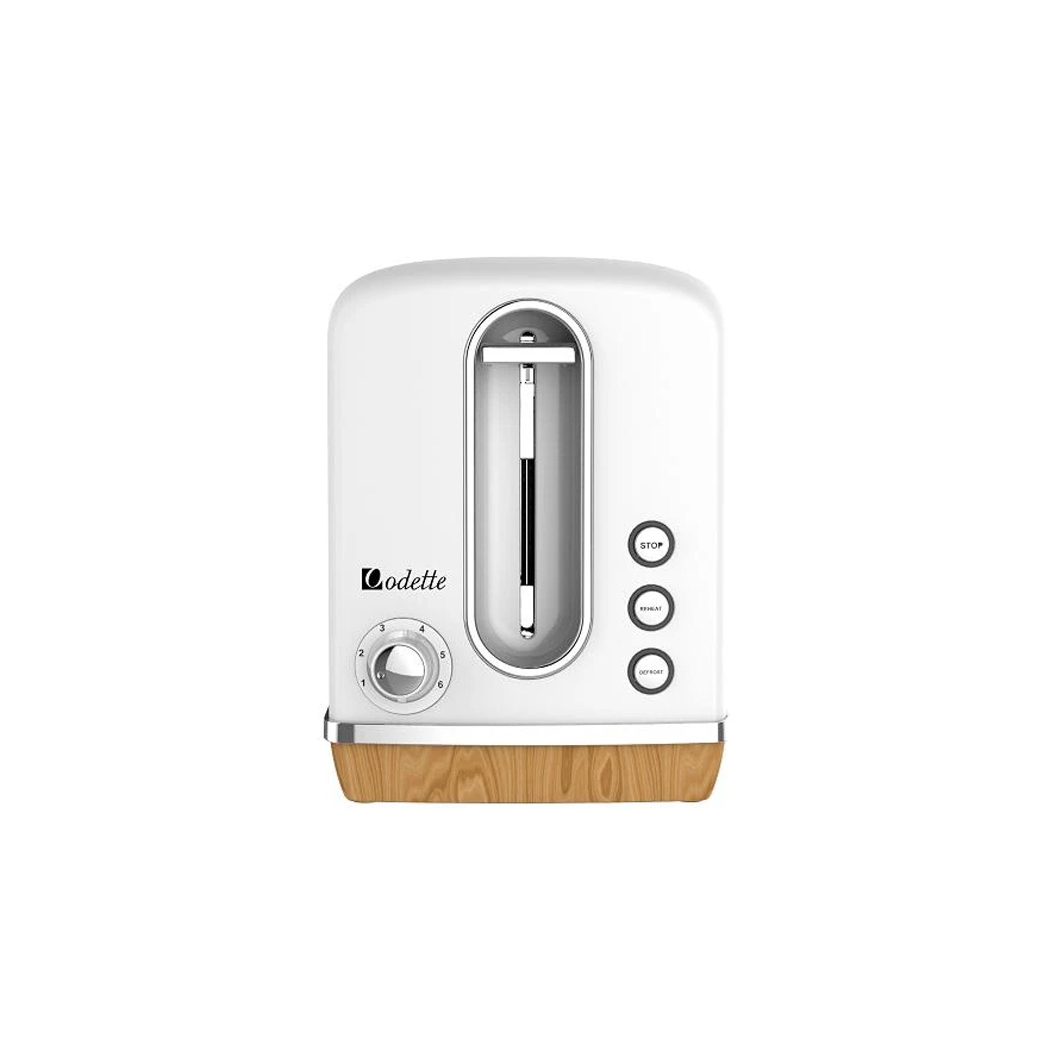 Odette Streamline 2-Slice Bread Toaster - White, Odette | HipVan
