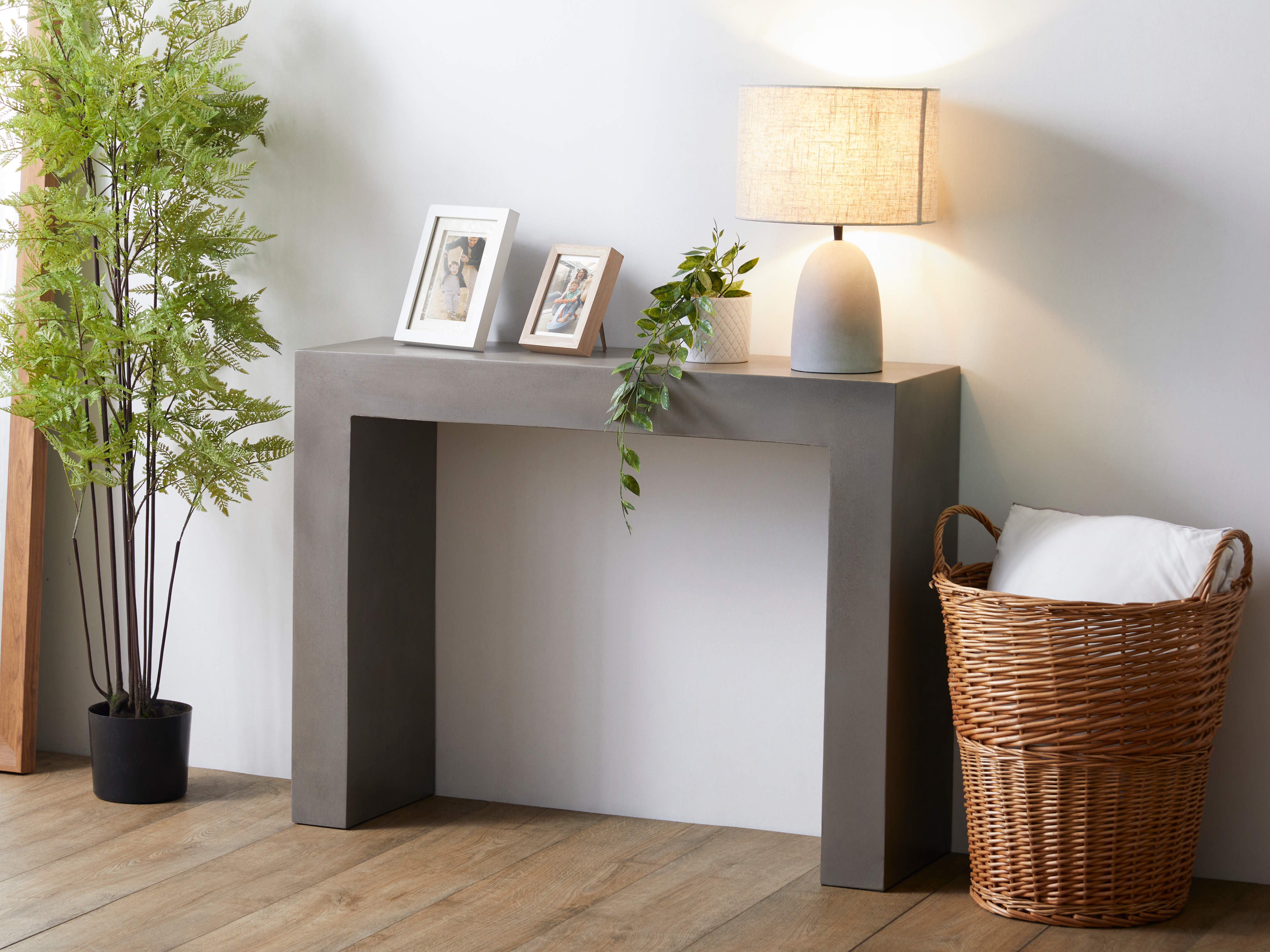 Ryland Concrete Console Table 1m, HV Atelier Storage & Accent Furniture ...