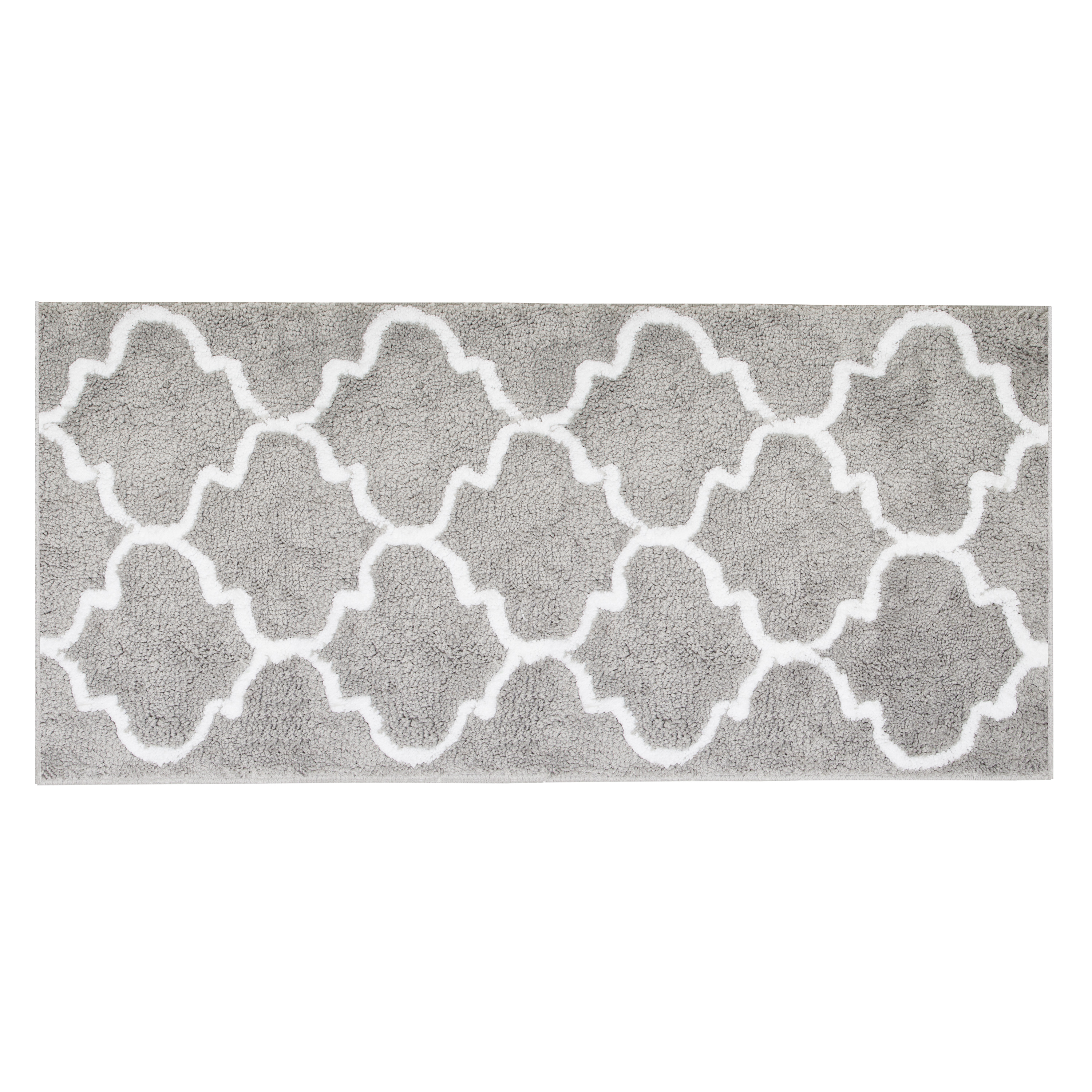 Lattice Long Floor Mat - Grey, Floor Mats by HipVan | HipVan