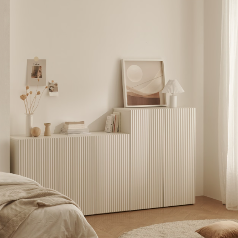 Heidi Tall Cabinet 0.8m - White, Heidi by HipVan | HipVan