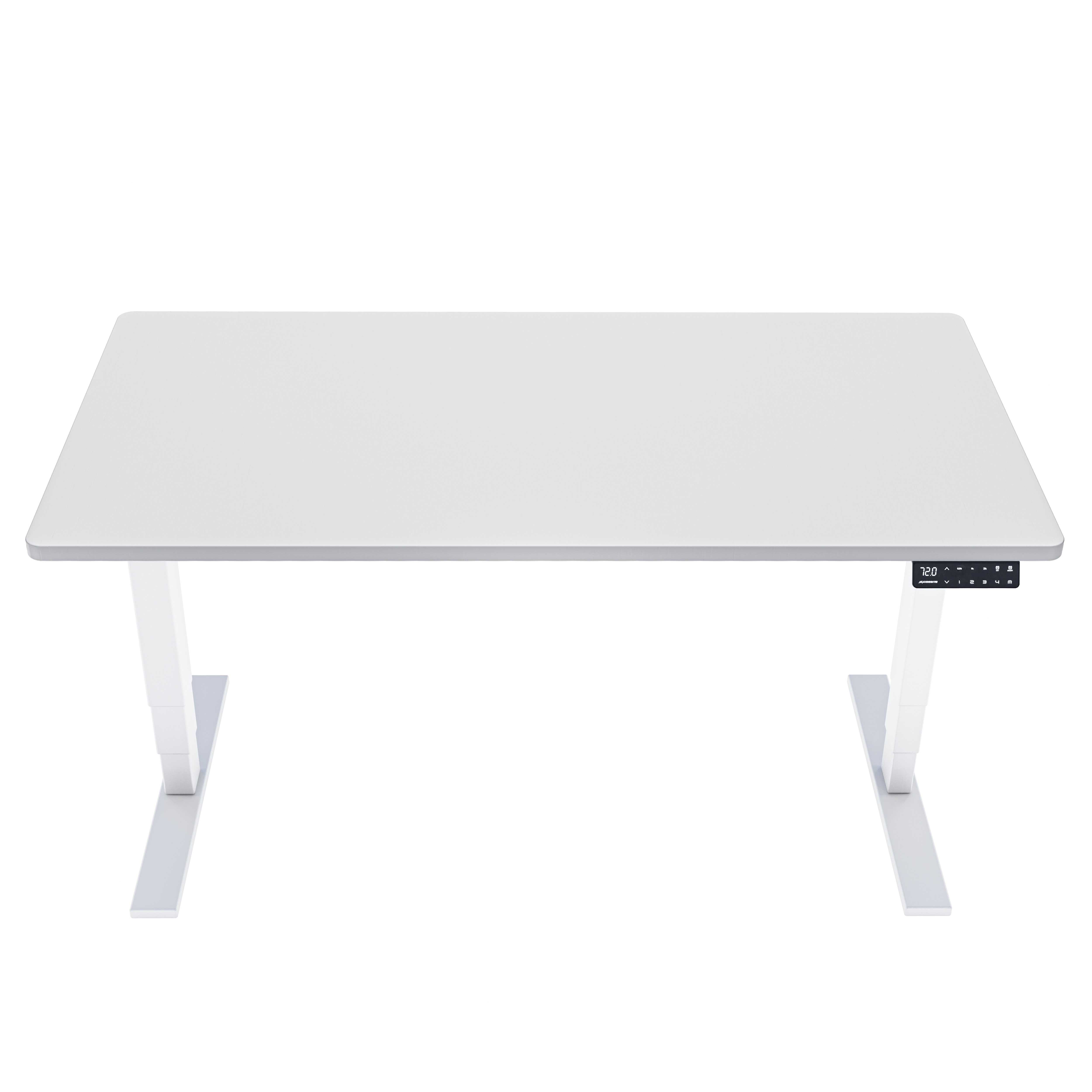 K3 Adjustable Table - White frame, White MFC (2 Sizes), Build Your ...