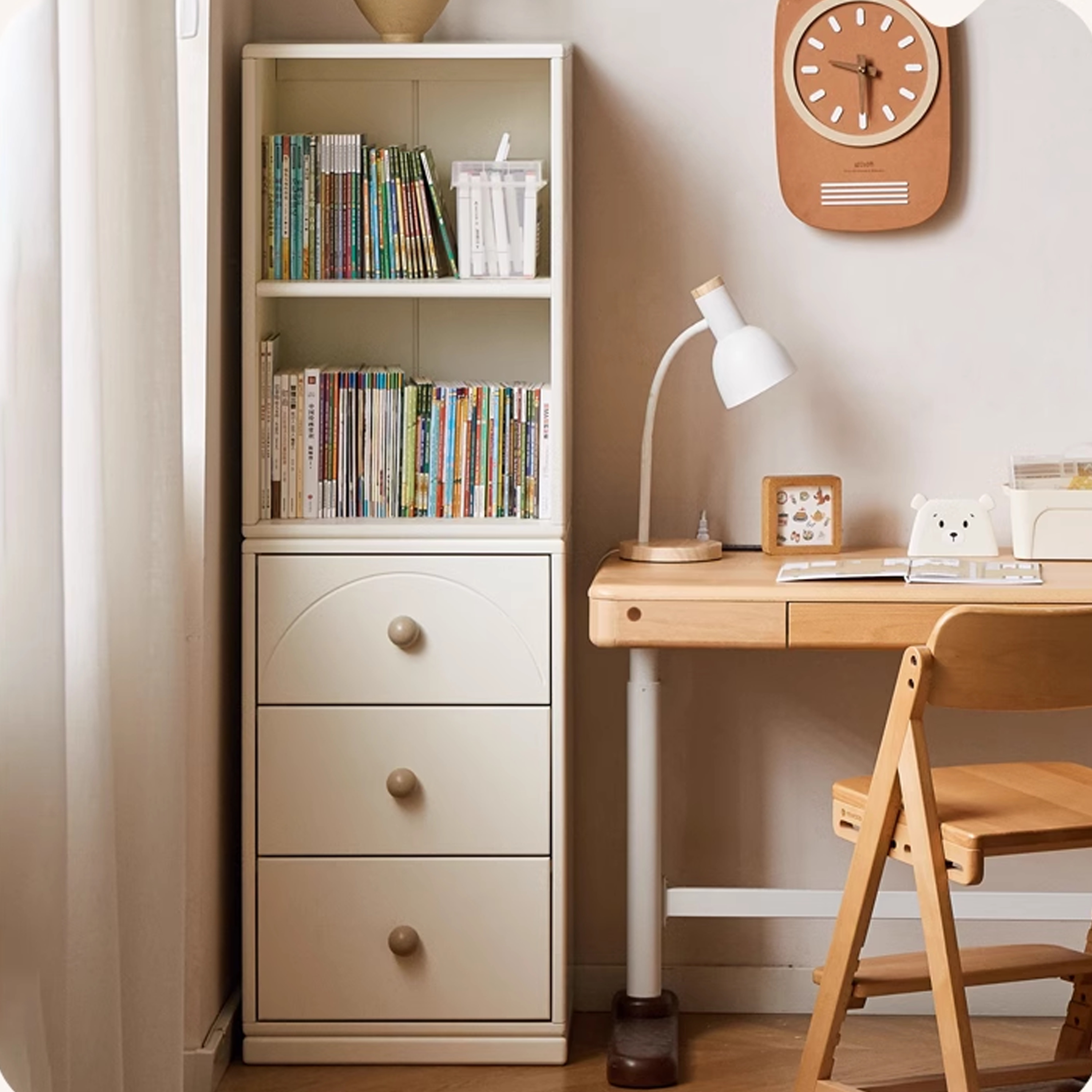 Mika Kids 2 Tier Open Shelf, Mika Modular Storage by HipVan | HipVan