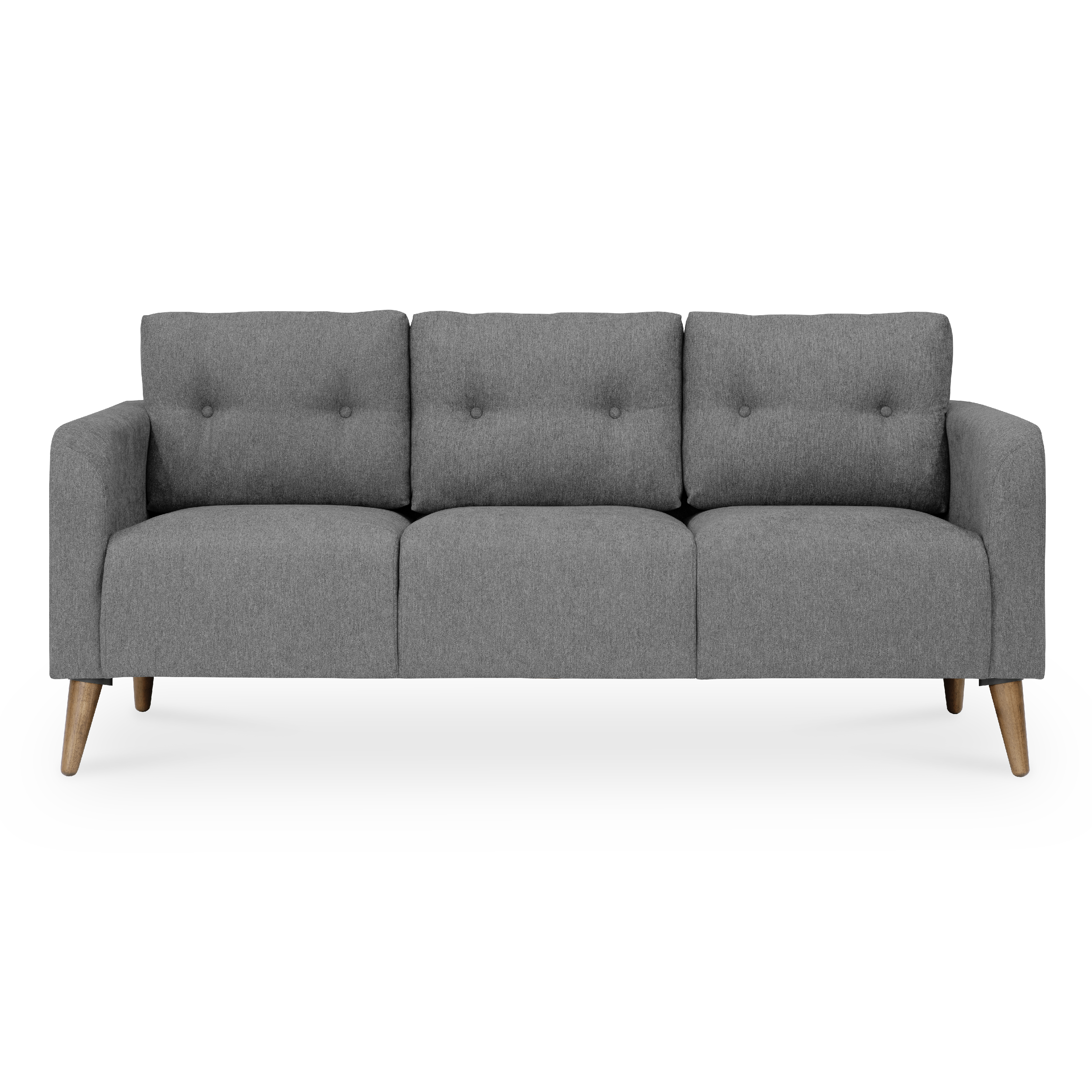 Bennett 3 Seater Sofa with Bennett 2 Seater Sofa - Gray Owl, Sofa Sets ...