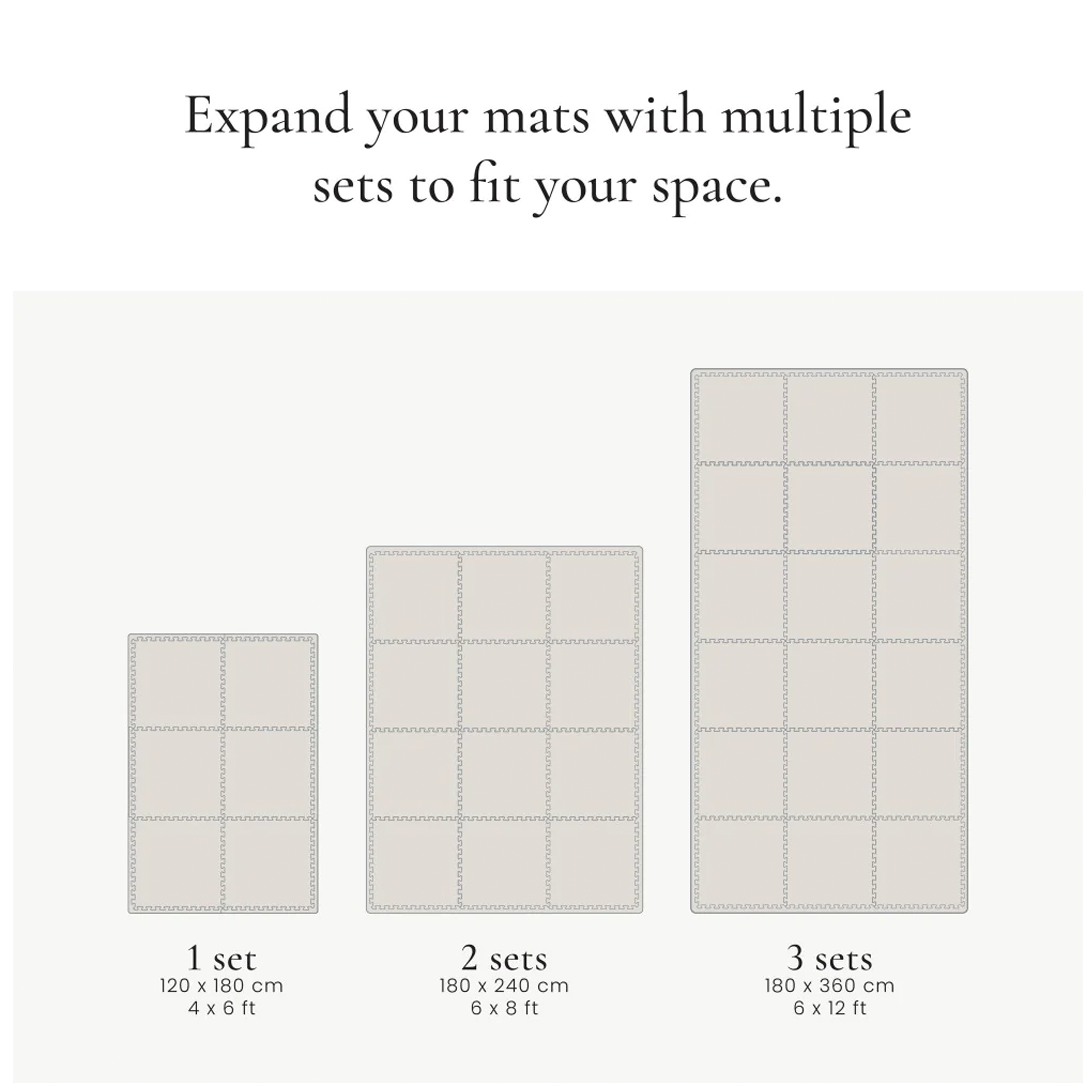 Toddlekind Premium Foam Modular Play Mat - Nordic, Pebble, Toddlekind ...