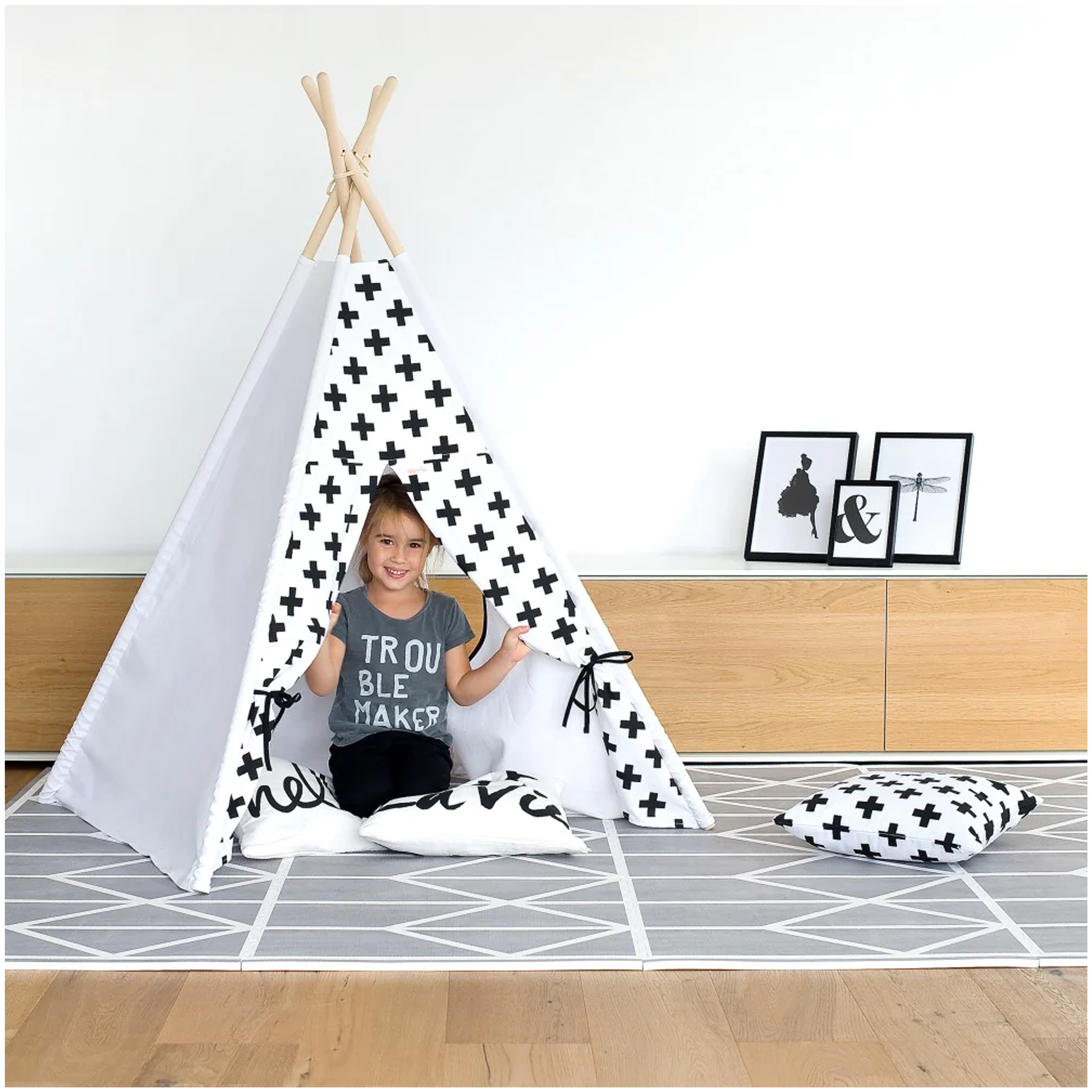Toddlekind Premium Foam Modular Play Mat - Nordic, Pebble, Toddlekind ...