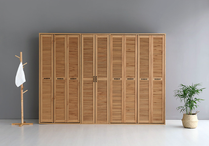 Hein 3 Door Wardrobe - Oak, Heim by HipVan | HipVan