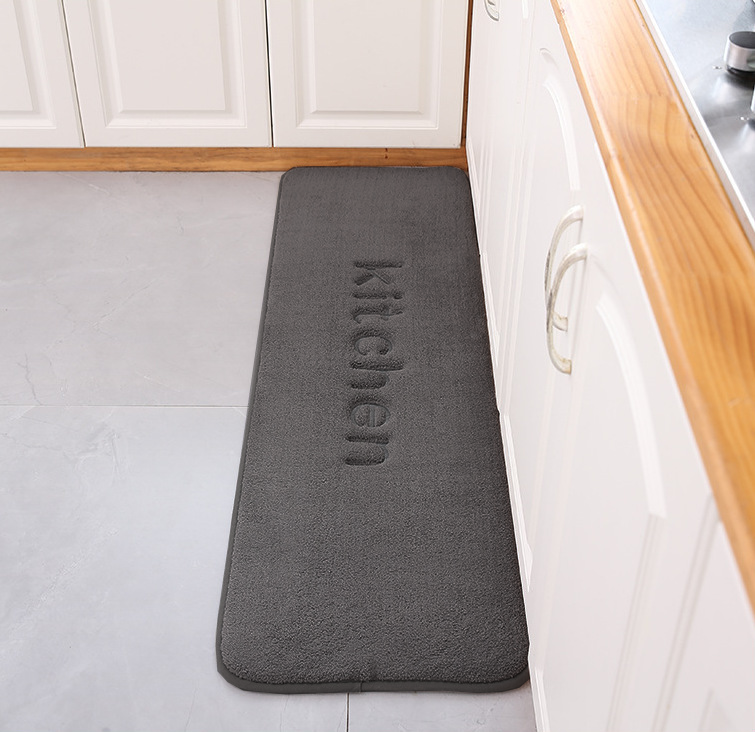 Mateo Kitchen Mat - Dark Grey, Floor Mats by HipVan | HipVan