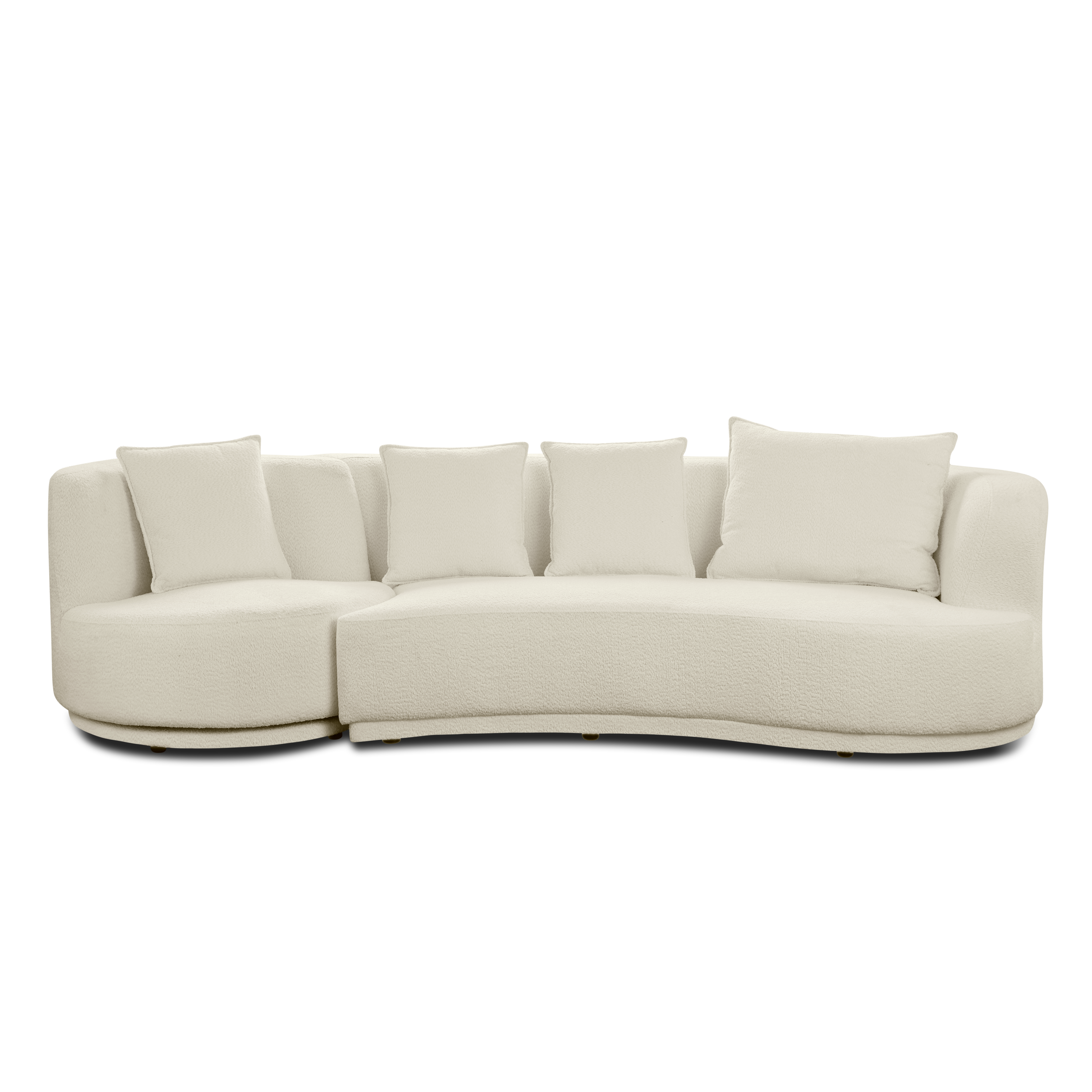 Holly 3 Seater Swivel Sofa - Beige, Couches by HipVan | View at HipVan ...