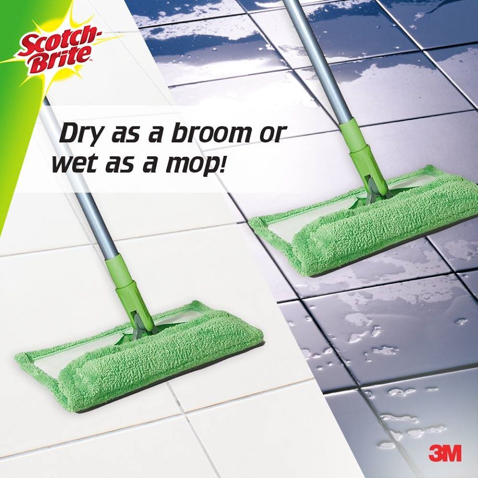 Scotch-Brite Super Microfiber Mop with Scrapper, Scotch-Brite® | HipVan