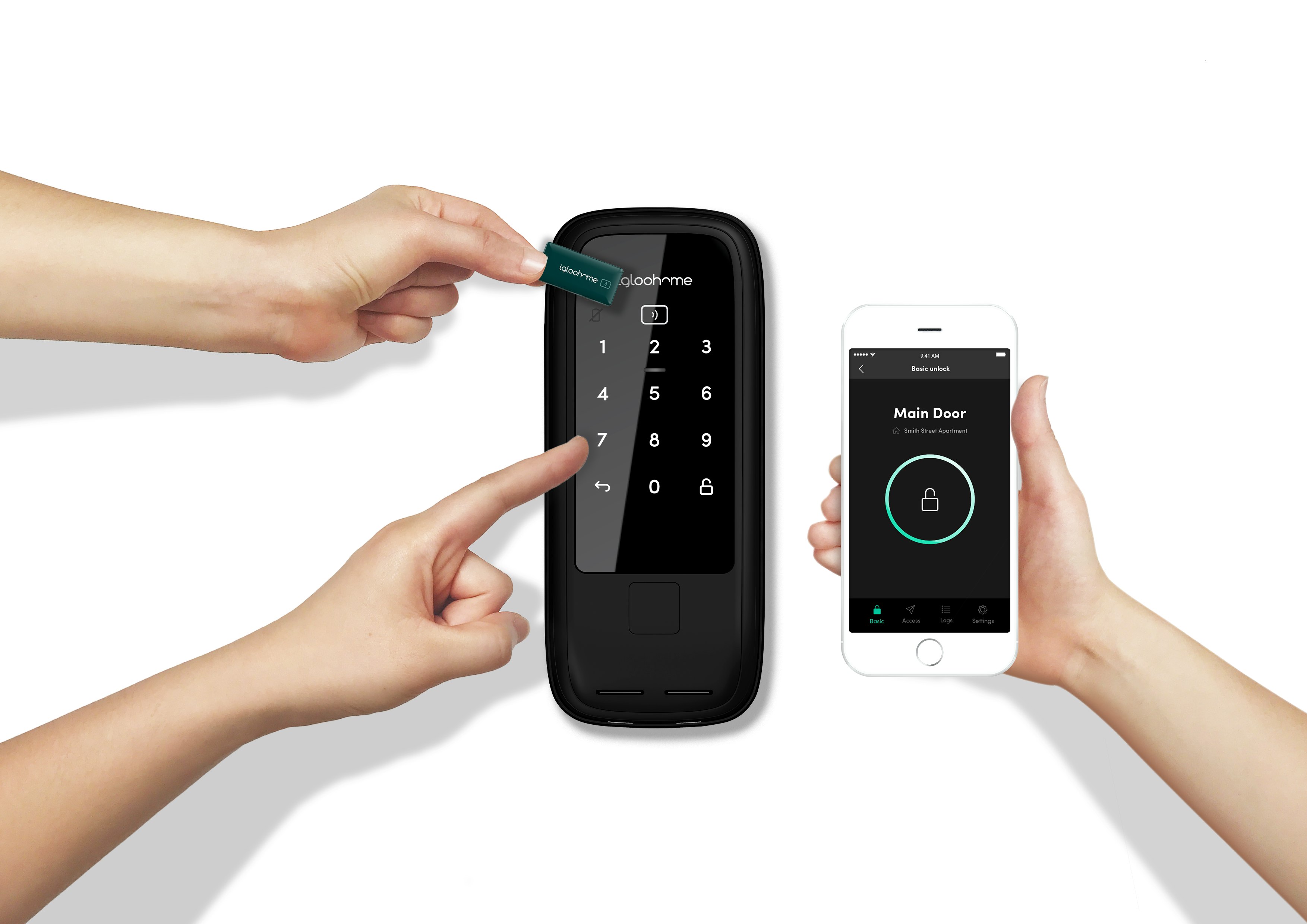 igloohome Rim Lock Metal Gate 2, igloohome Smart Locks | HipVan