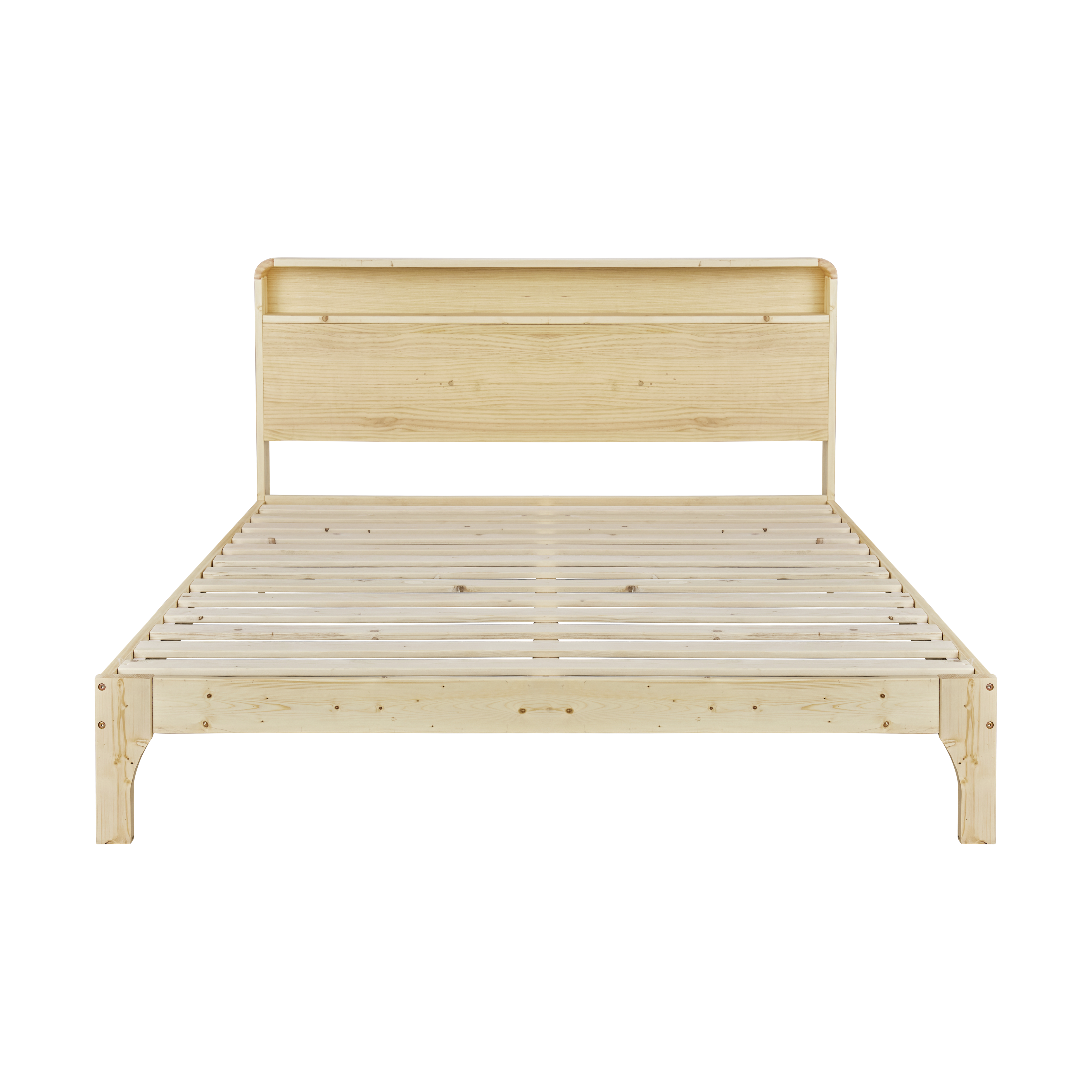 Aiko Queen Wooden Bed, Minimalist Bed Frames by HipVan | HipVan