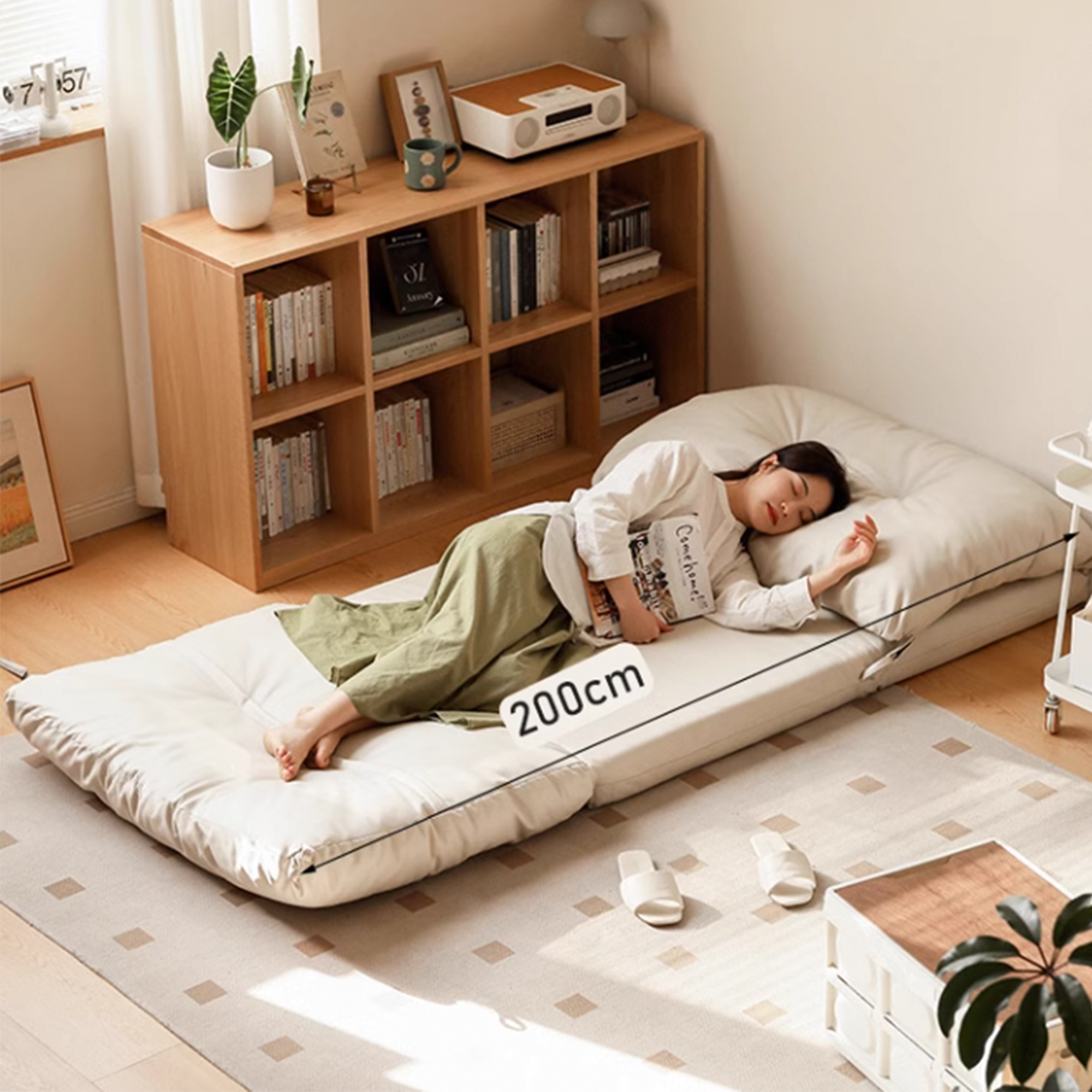 Jesse Sofa Bed - Cream Corduroy, Jesse by HipVan | HipVan