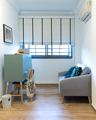 Arod Study Table 1m - Sage Green, HV Modern Study Tables & Office ...