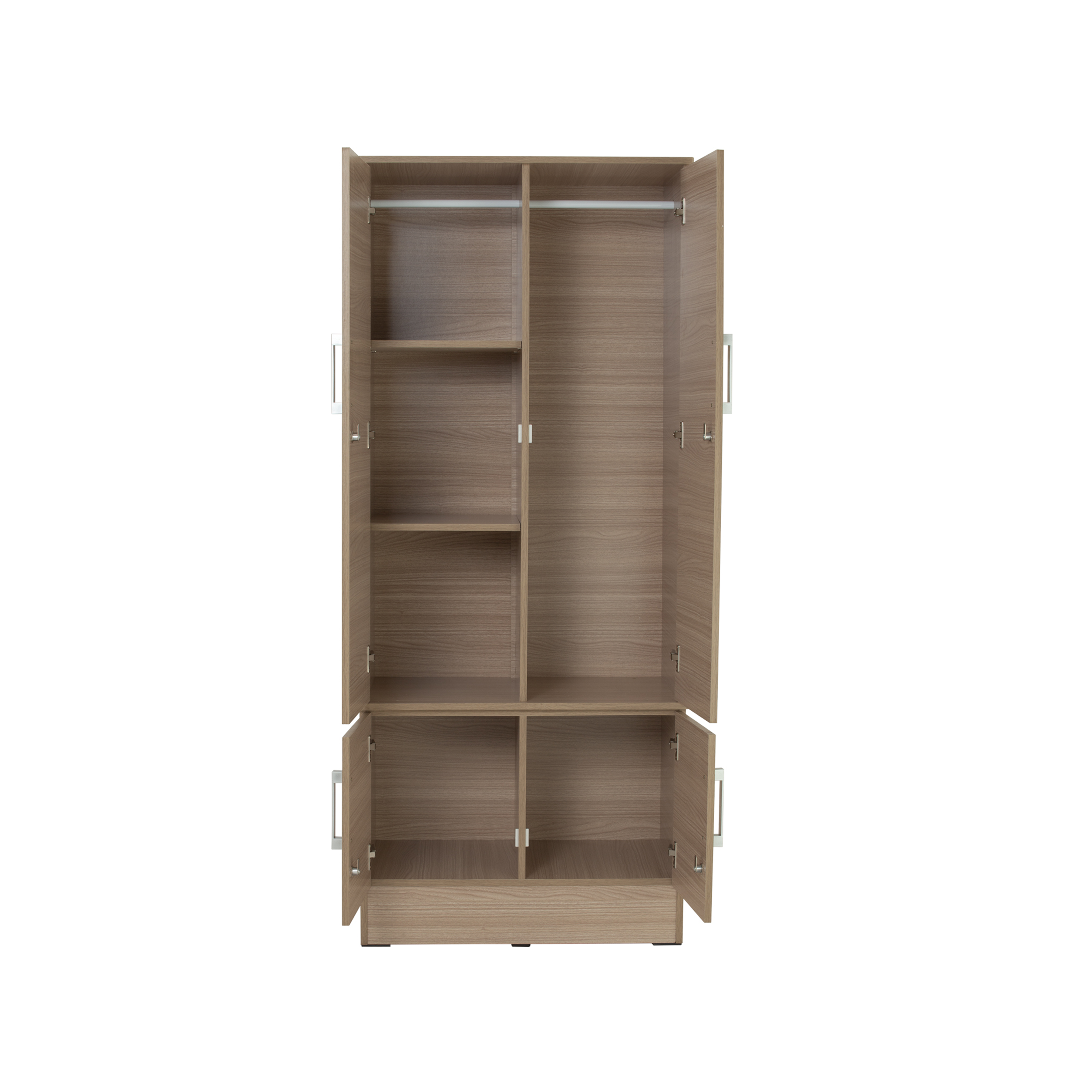 Naya 4 Door Wardrobe with Locks - Ebonnese, HV Basic Beds & Bedroom ...