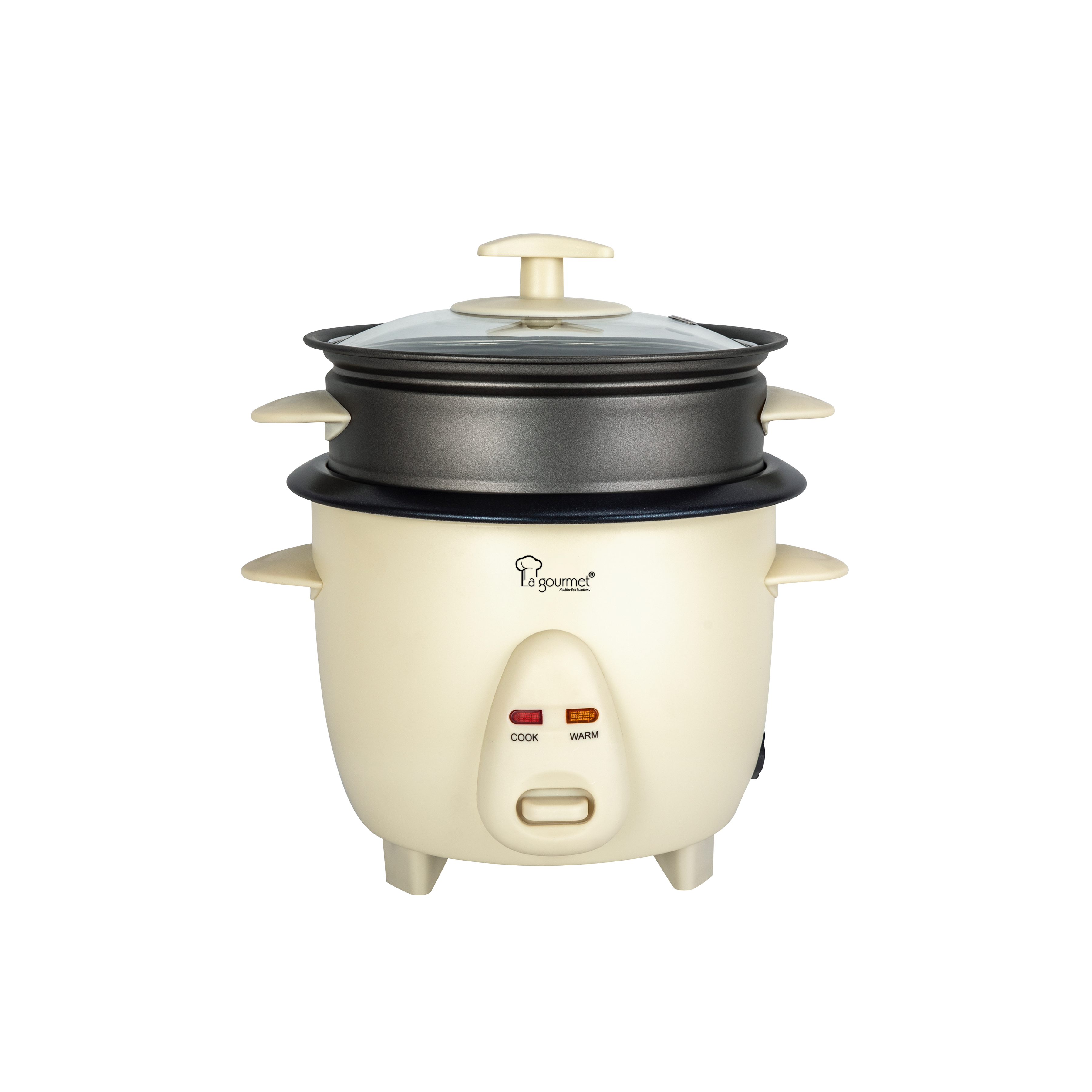 La Gourmet 0.6L Rice Cooker - Cream, La Gourmet | HipVan