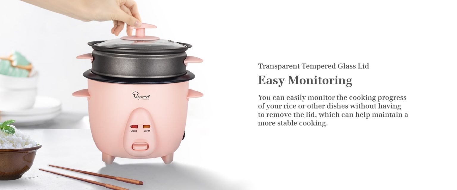 La Gourmet 0.6L Rice Cooker - Cream, La Gourmet | HipVan