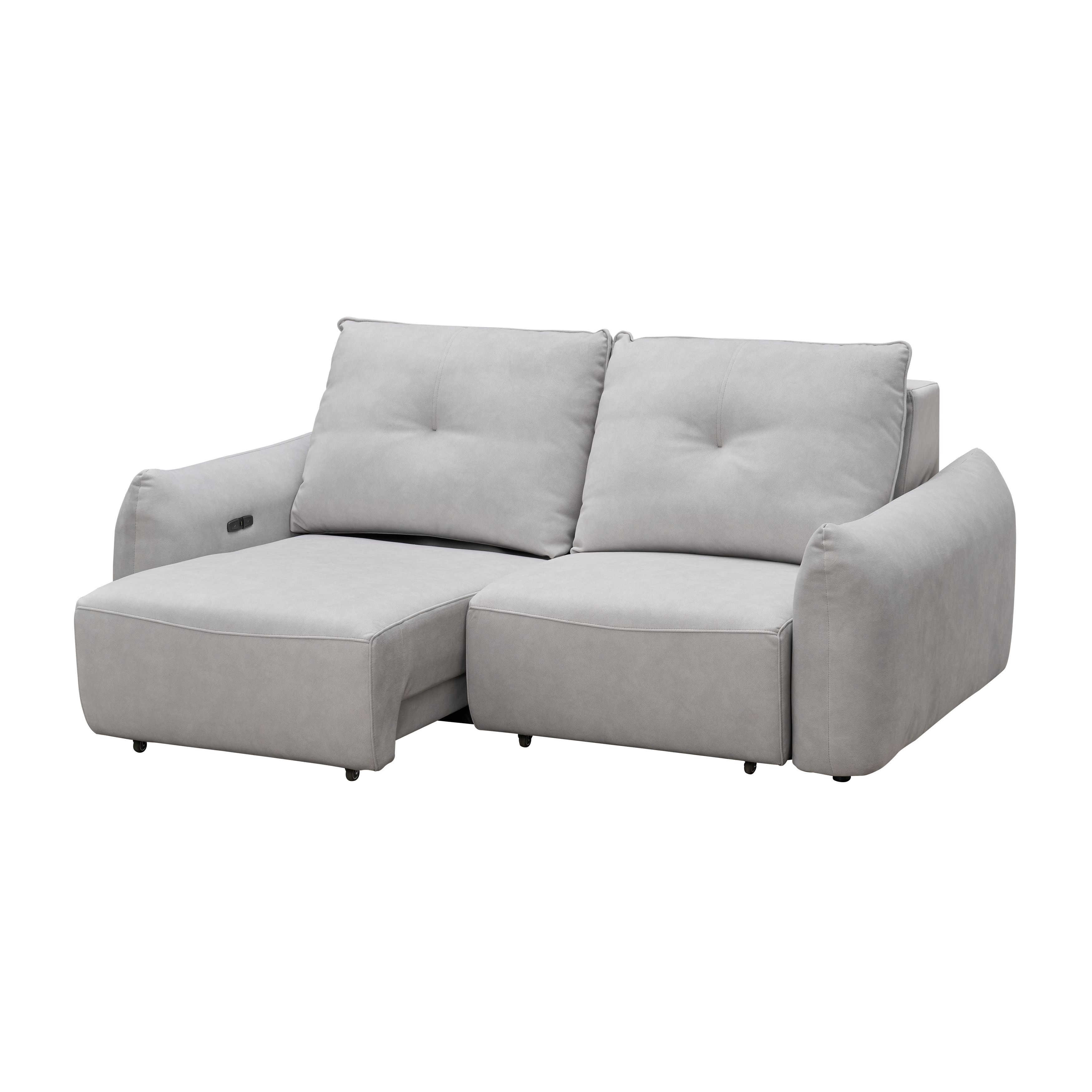 Cladon 3 Seater Power Sliding Extension Sofa - Misty Grey (Scratch ...