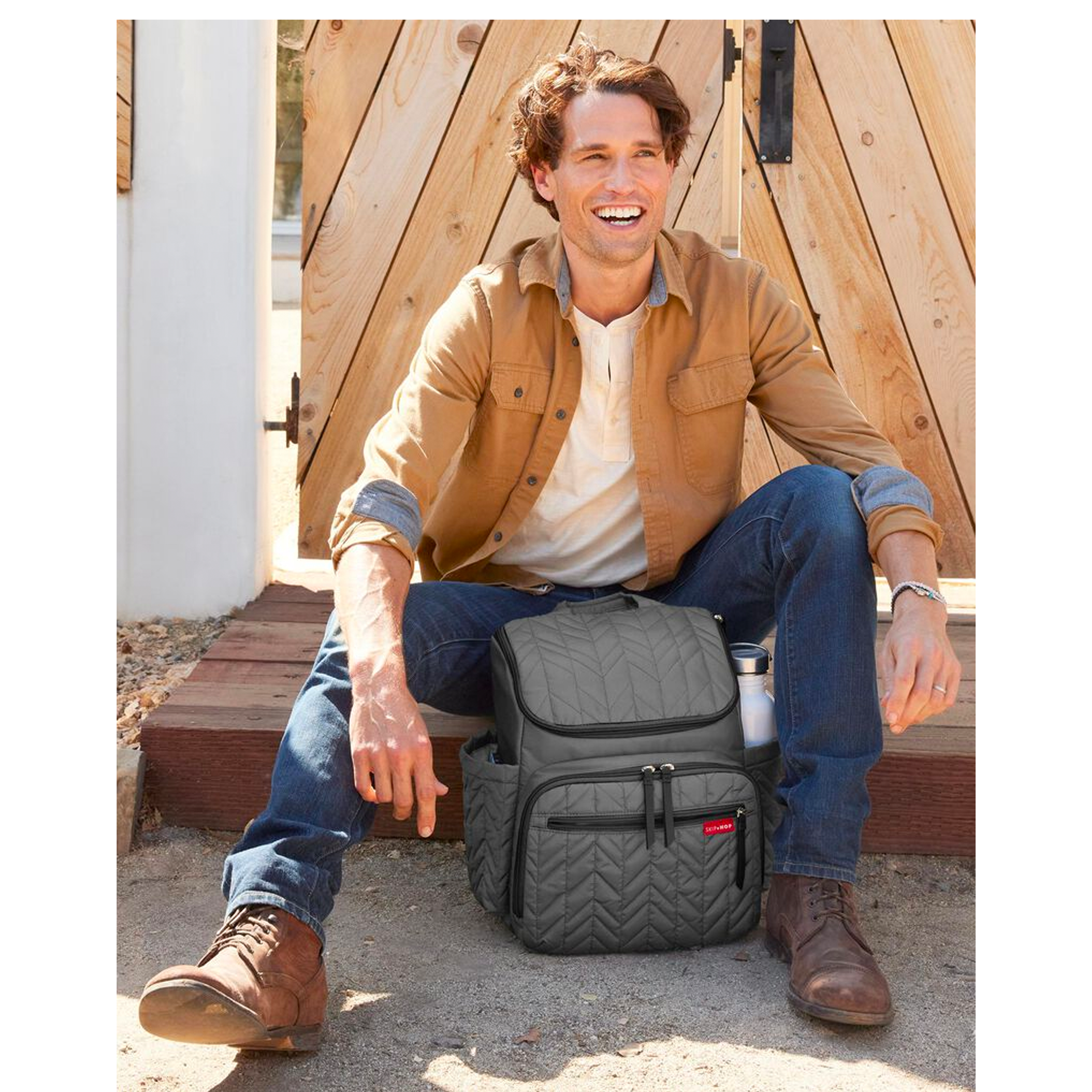 Skip Hop Forma Nappy Backpack - Grey, Skip Hop Kids Lifestyle | HipVan