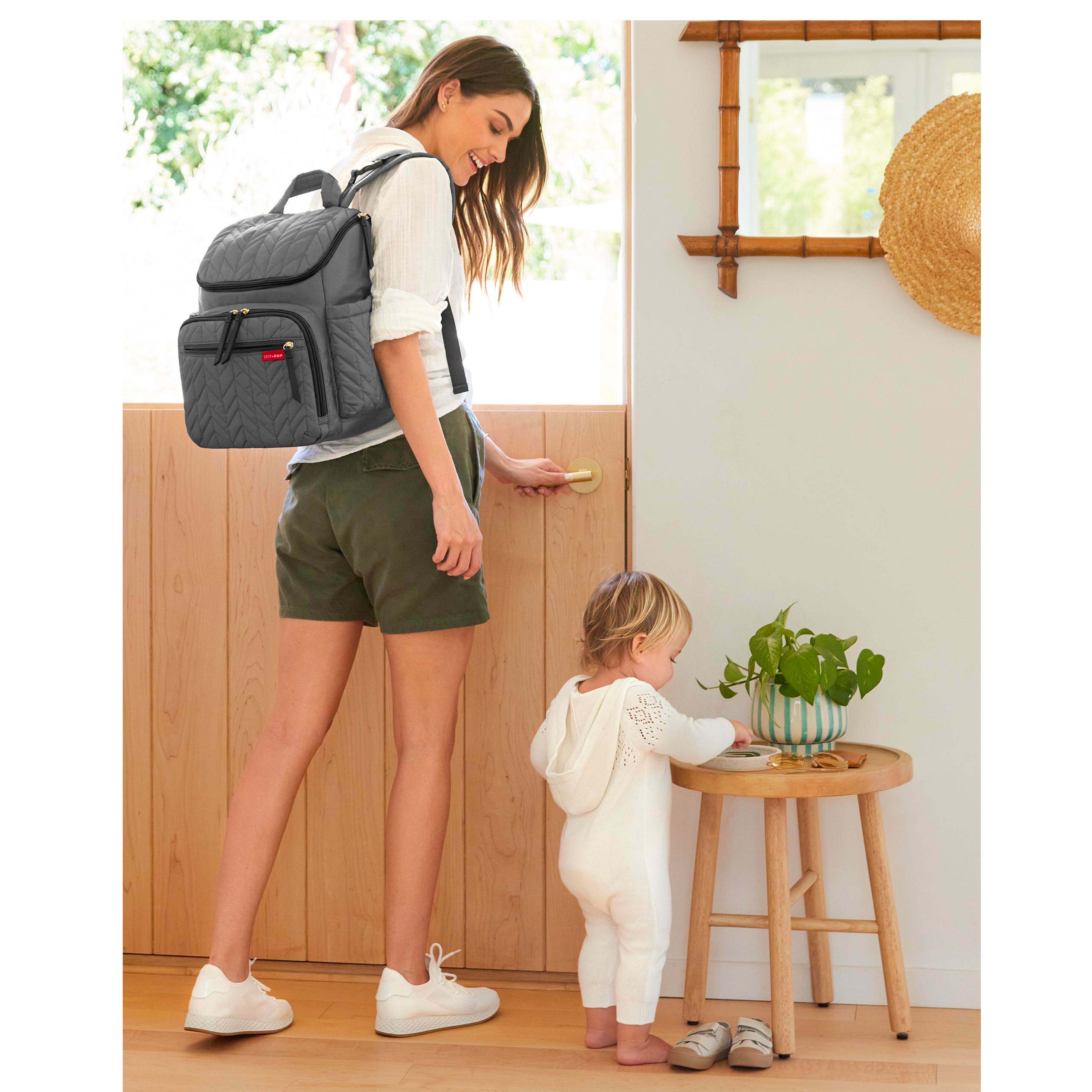 Skip Hop Forma Nappy Backpack - Grey, Skip Hop Kids Lifestyle | HipVan