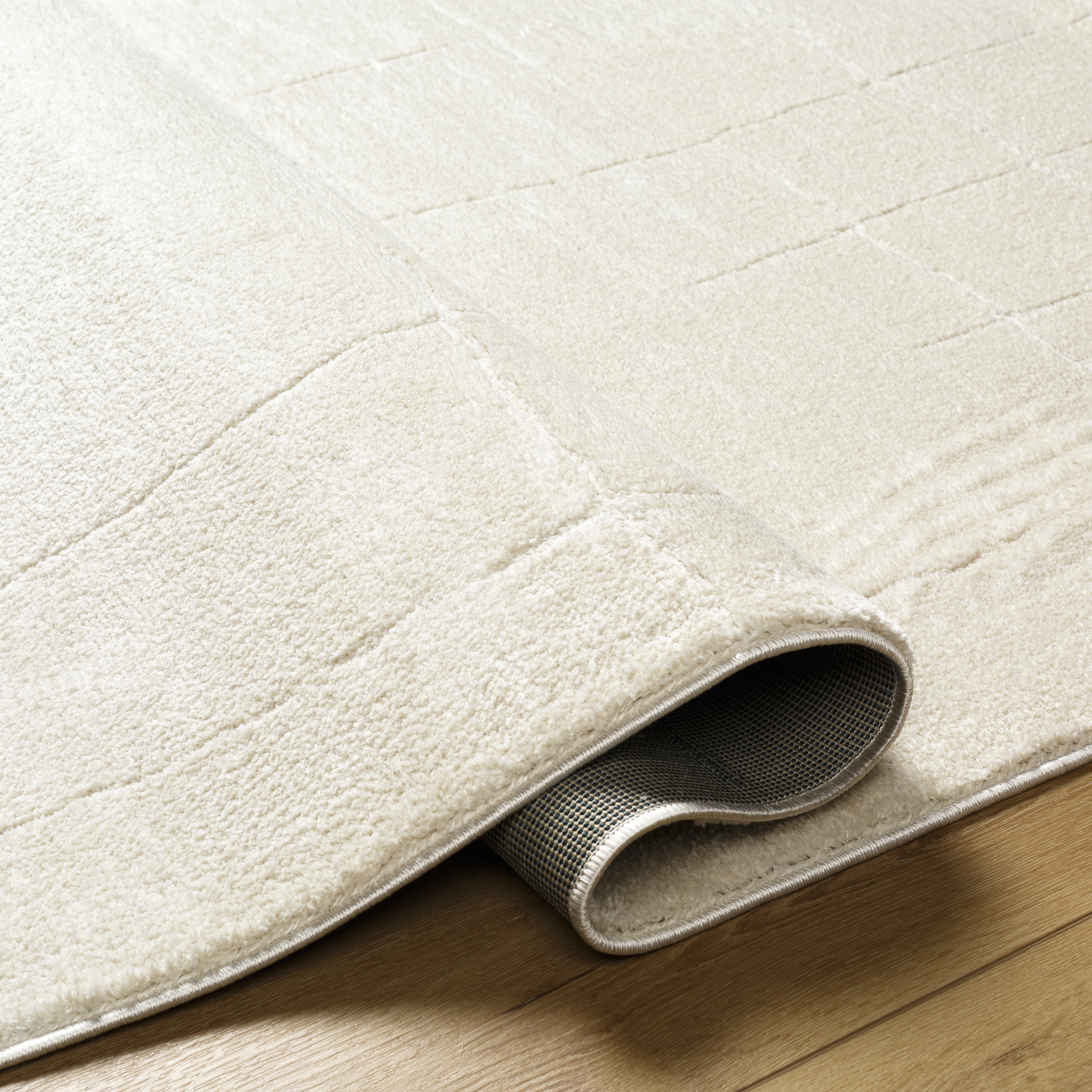 Adler Low Pile Linear Rug - Ivory (3 Sizes), Loom & Stone | HipVan