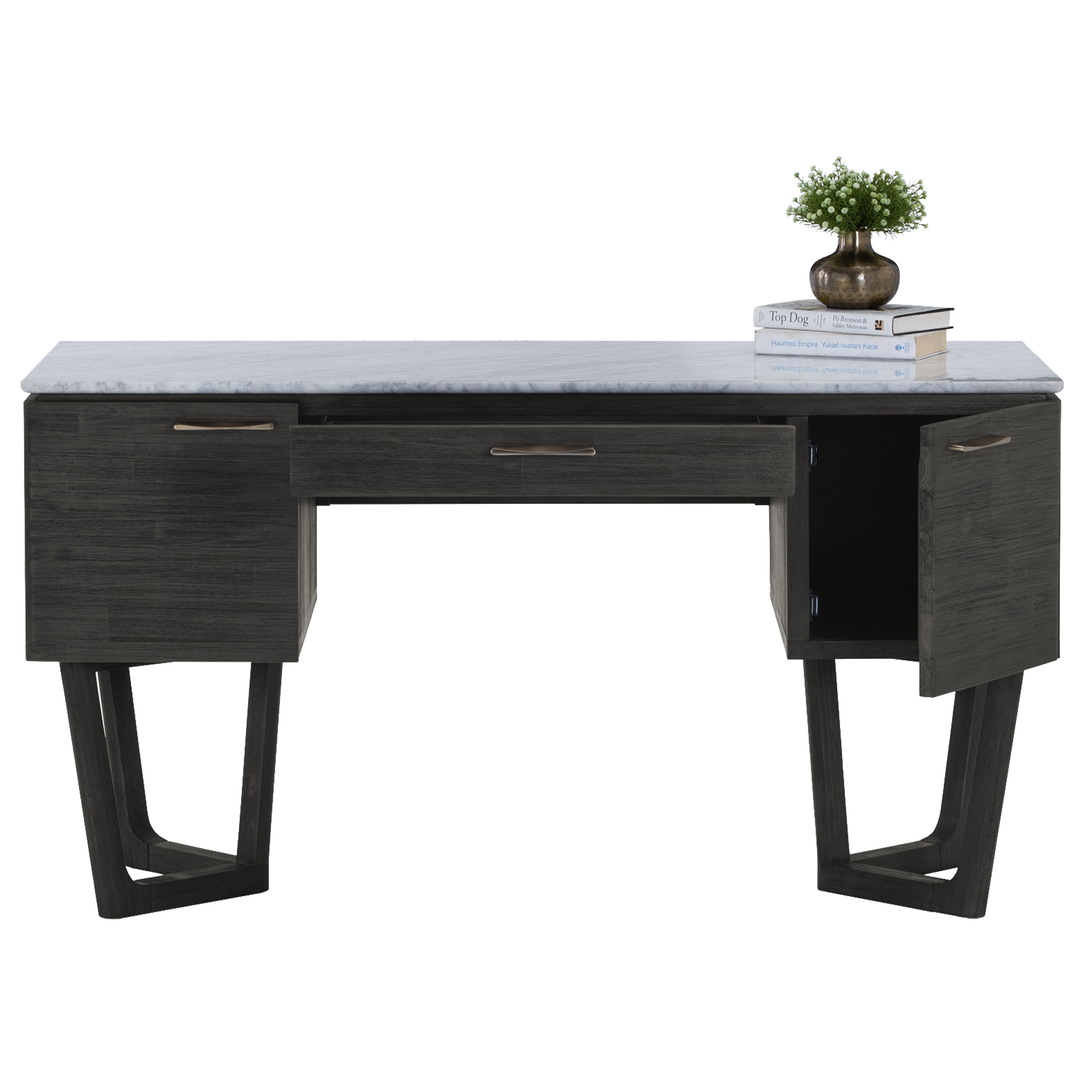 (As-is) Carson Marble Study Table 1.4m, As-Is | HipVan