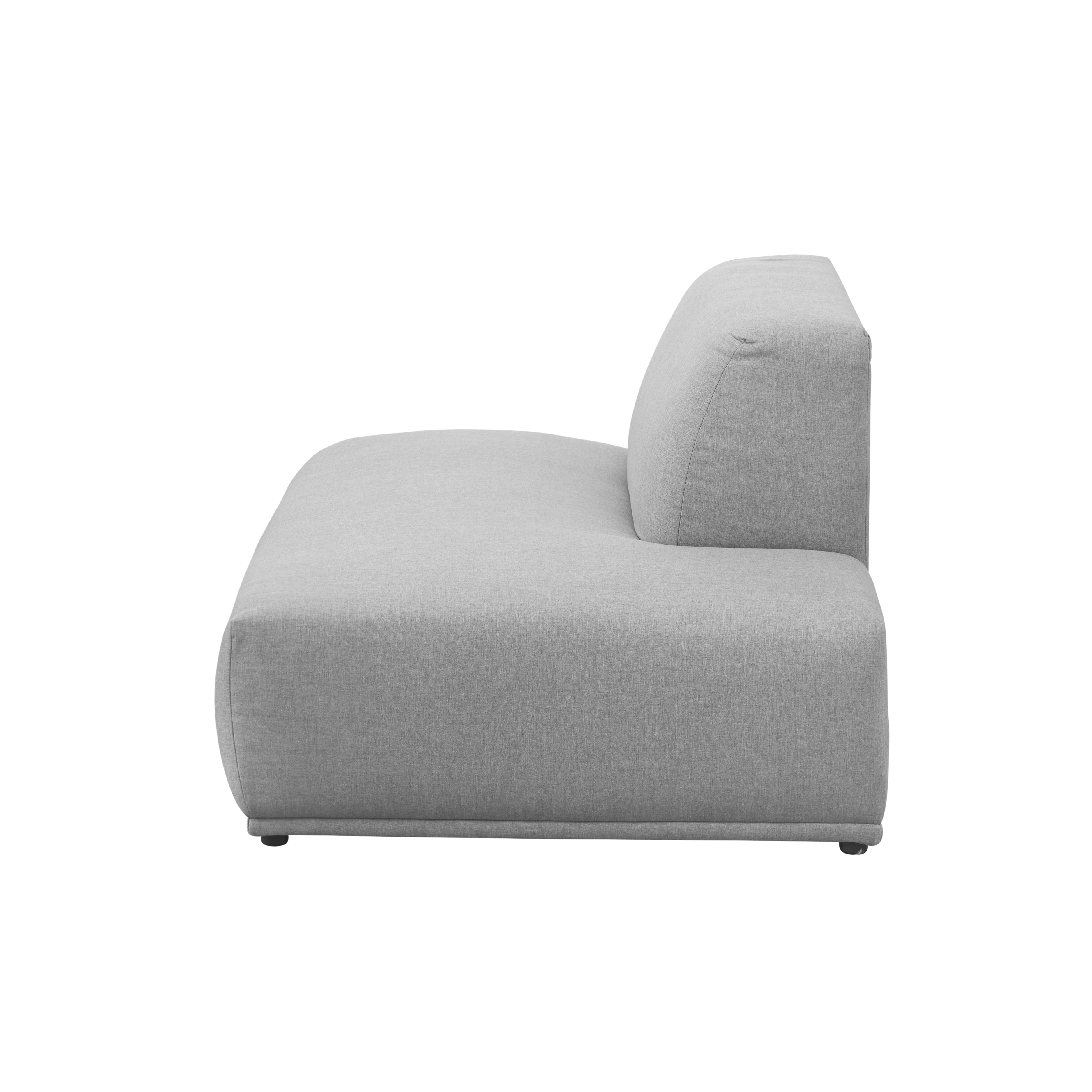 Milan Duo Extended Sofa - Slate (Fabric), HV Atelier Sofas & Lounge ...