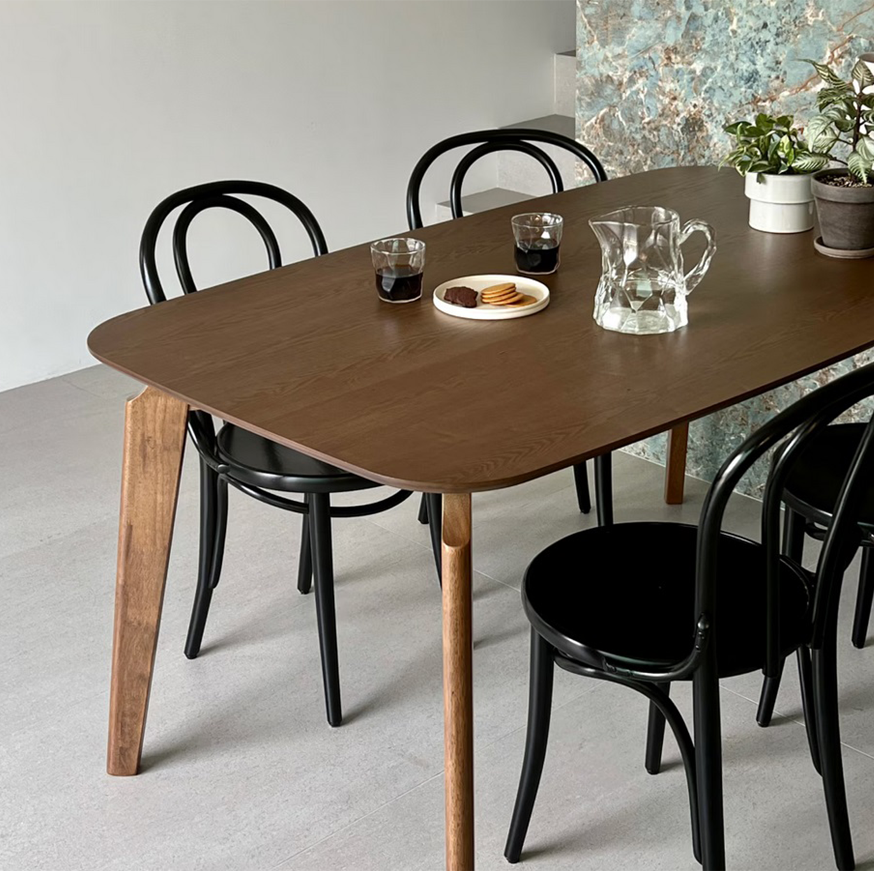 Acker Dining Table 1.5m, Walnut Dining Tables by HipVan | HipVan