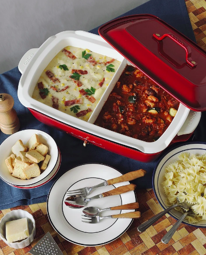 BRUNO Compact Ceramic Coated Nabe Split Pot Attachment, BRUNO Hotplates ...