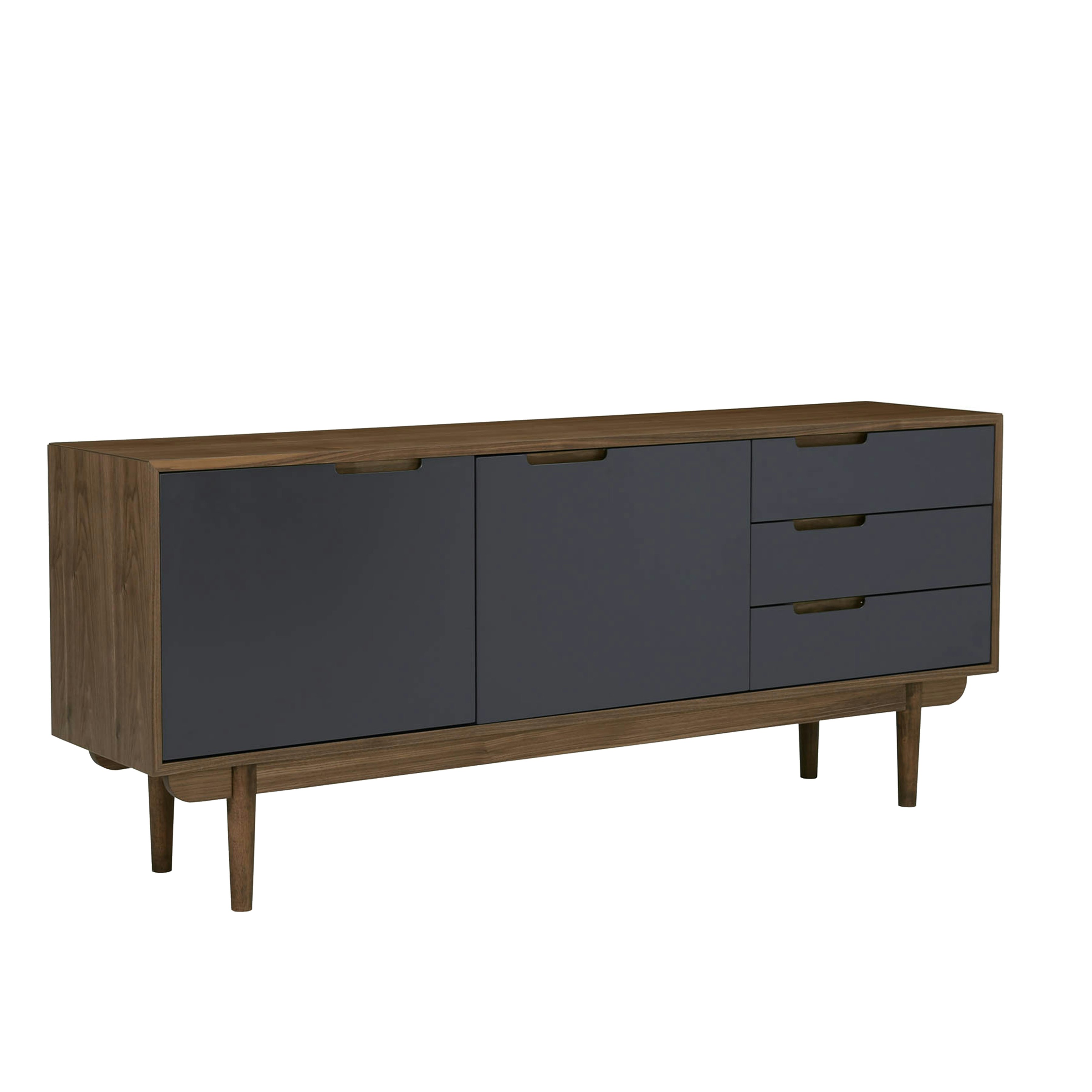 (As-is) Larisa Sideboard 1.8m - Walnut, Grey - 3, As-Is | HipVan