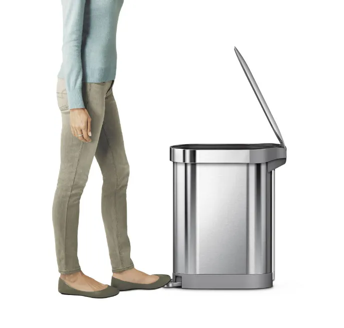 simplehuman Slim Step Bin 45L - Brushed, simplehuman Accessories | HipVan