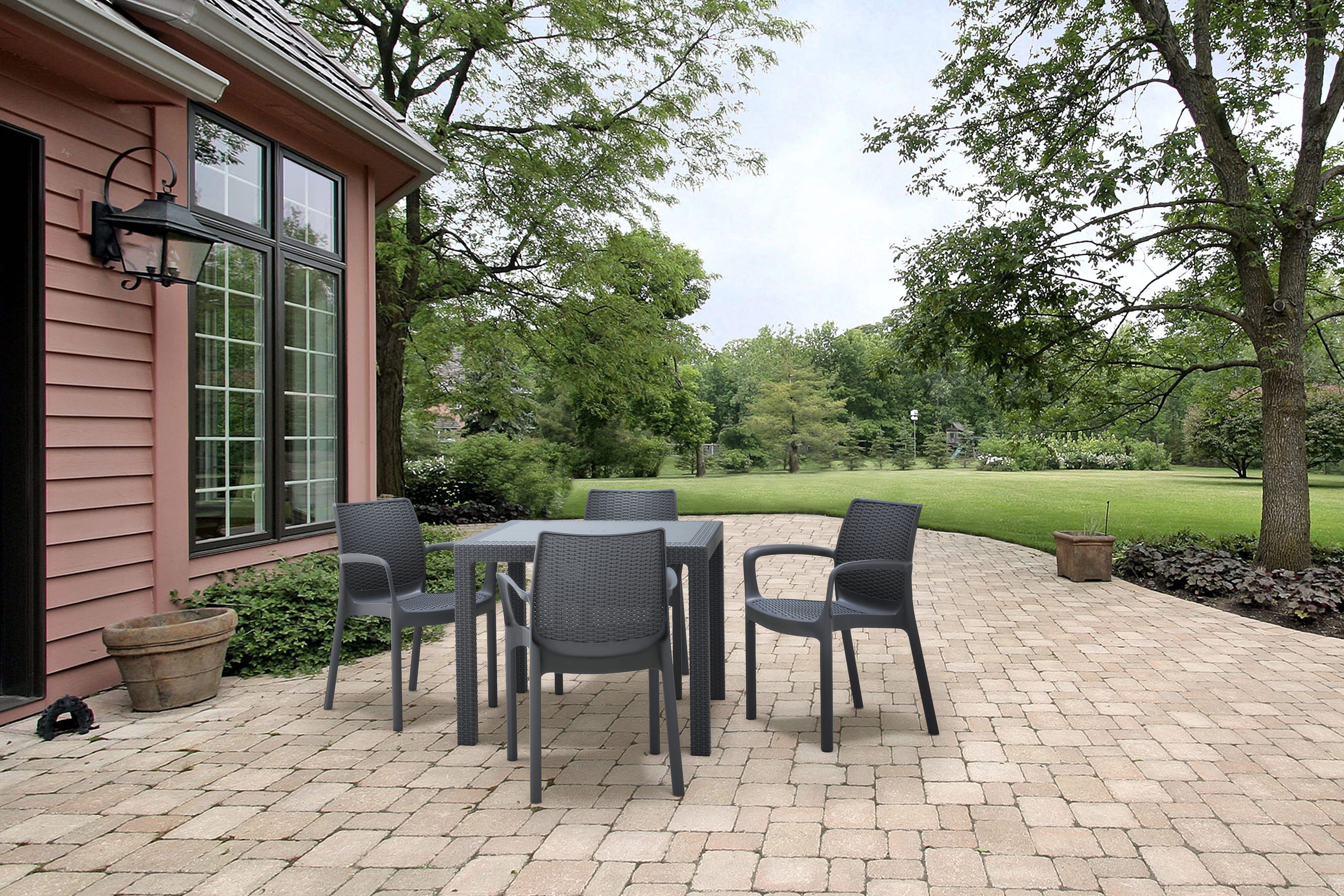 Quartet Outdoor Table - Grey, Keter Outdoor Furniture | HipVan