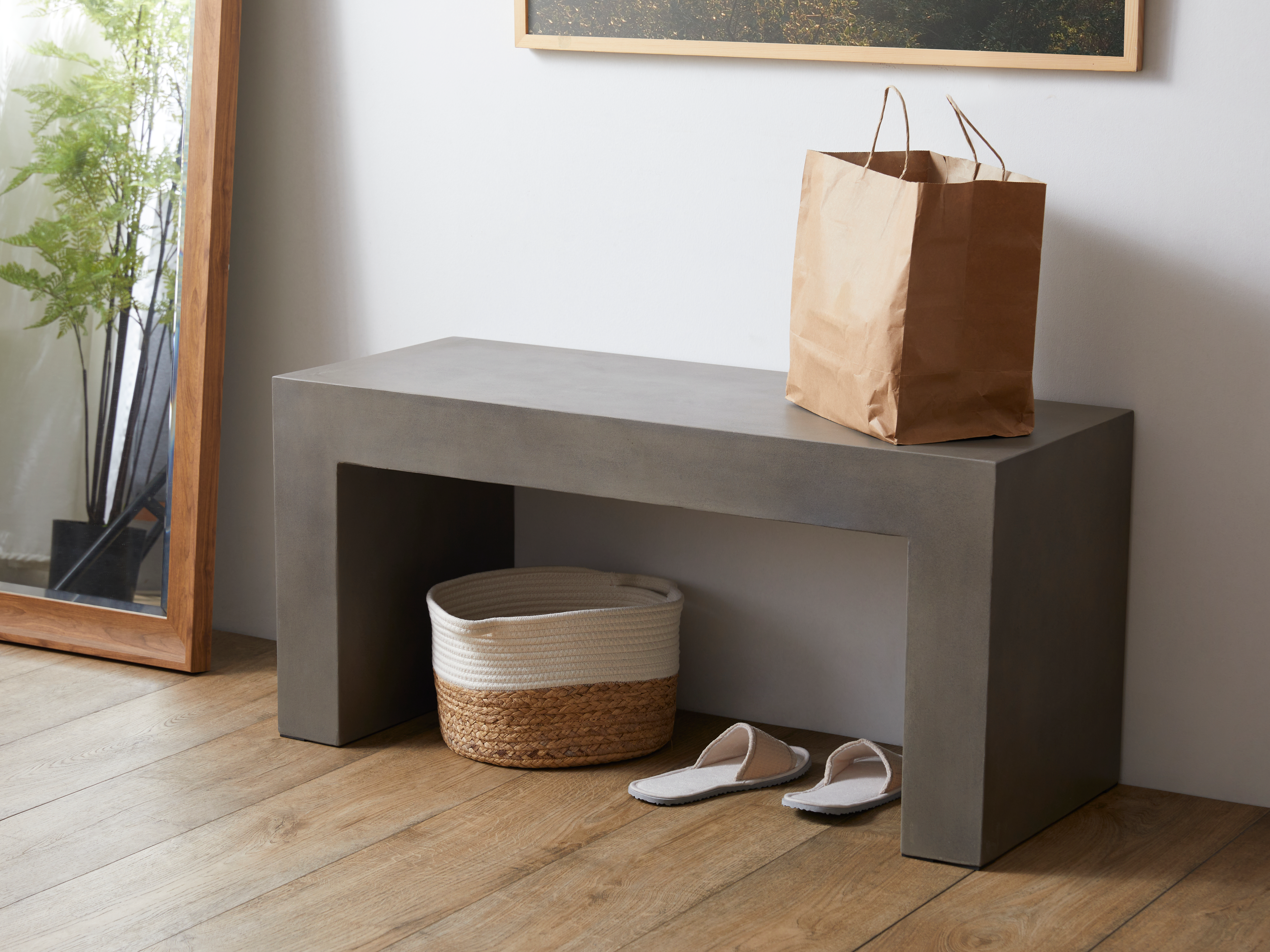 Ryland Concrete Bench 1m, HV Atelier Dining Tables & Chairs | HipVan