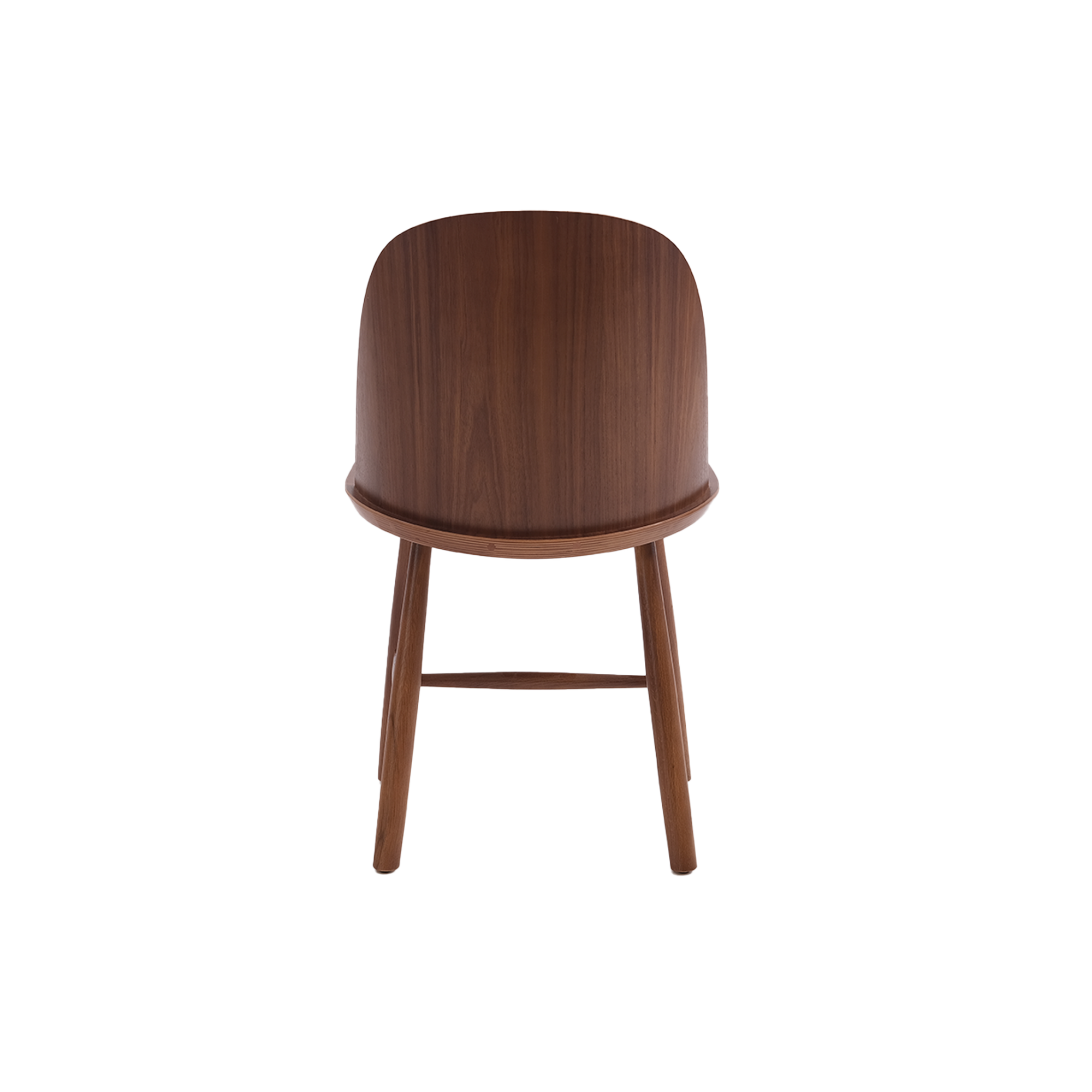 Jensen Chair - Walnut, Black (Faux Leather), Jensen by HipVan | View at ...