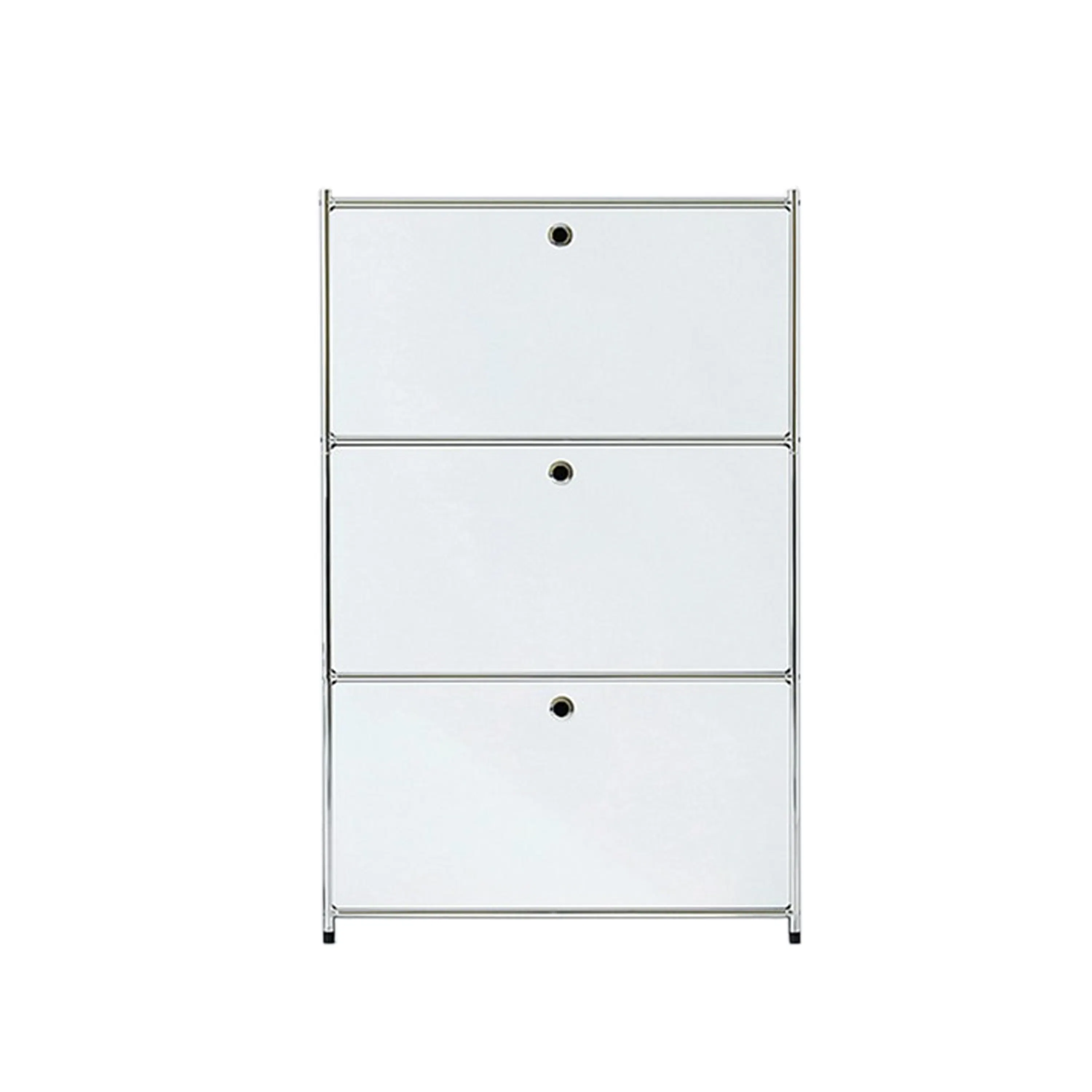 Cusso Stainless Steel 3 Door Cabinet - Pure White, Cusso Bauhaus ...