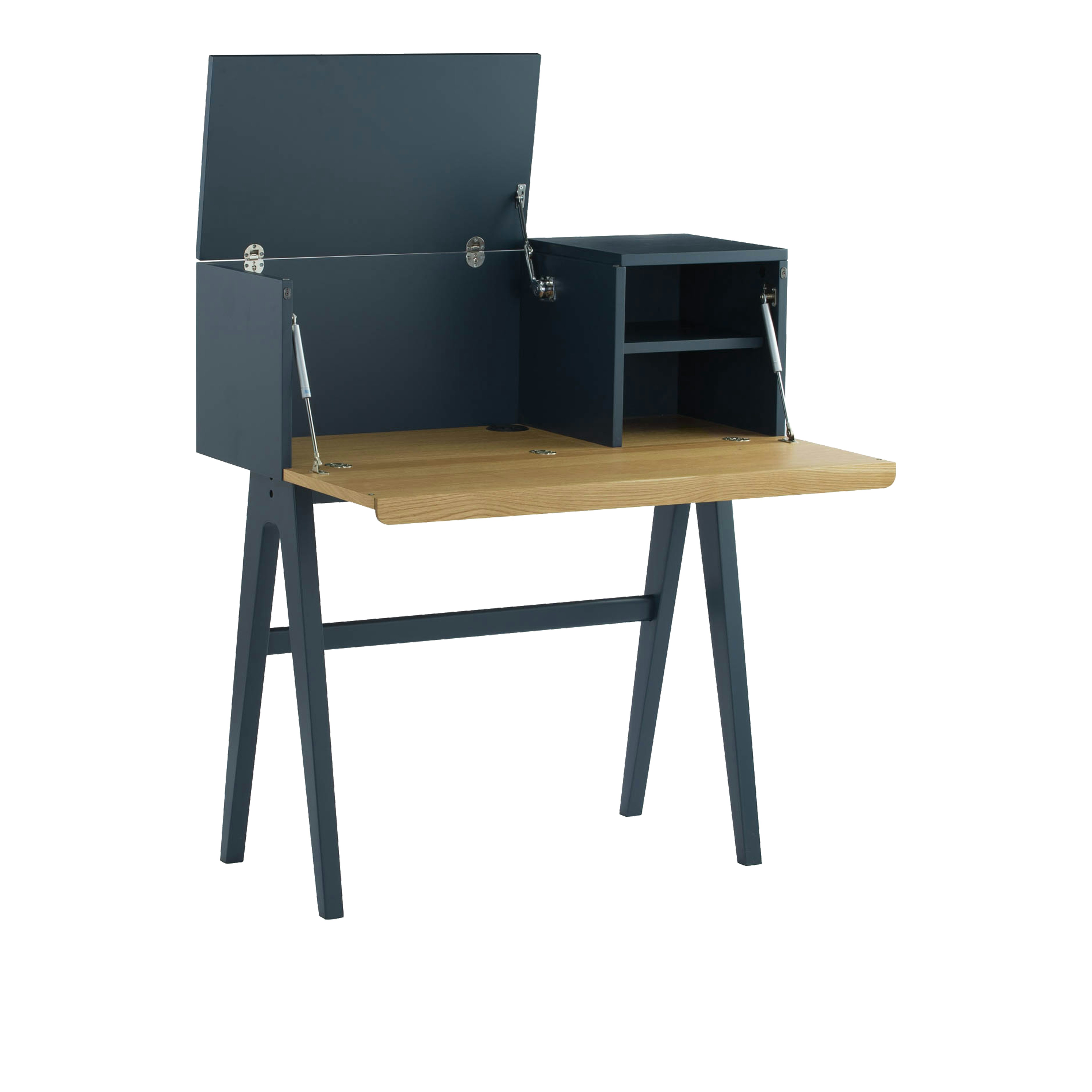 Valen Study Table 0.9m - Space Blue, HV Modern Study Tables & Office ...