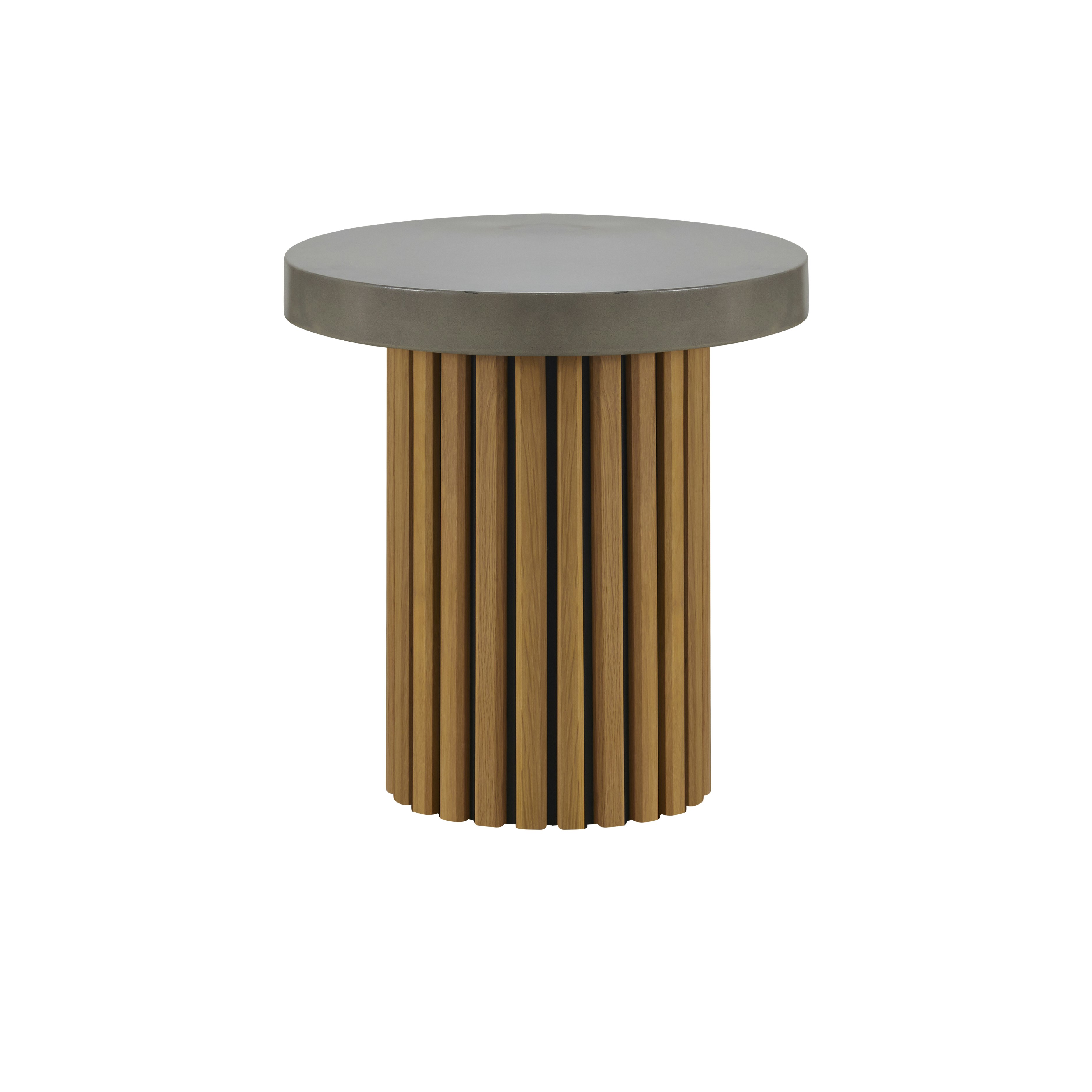 Ellie Round Concrete Side Table, HV Atelier Dining Tables & Chairs | HipVan