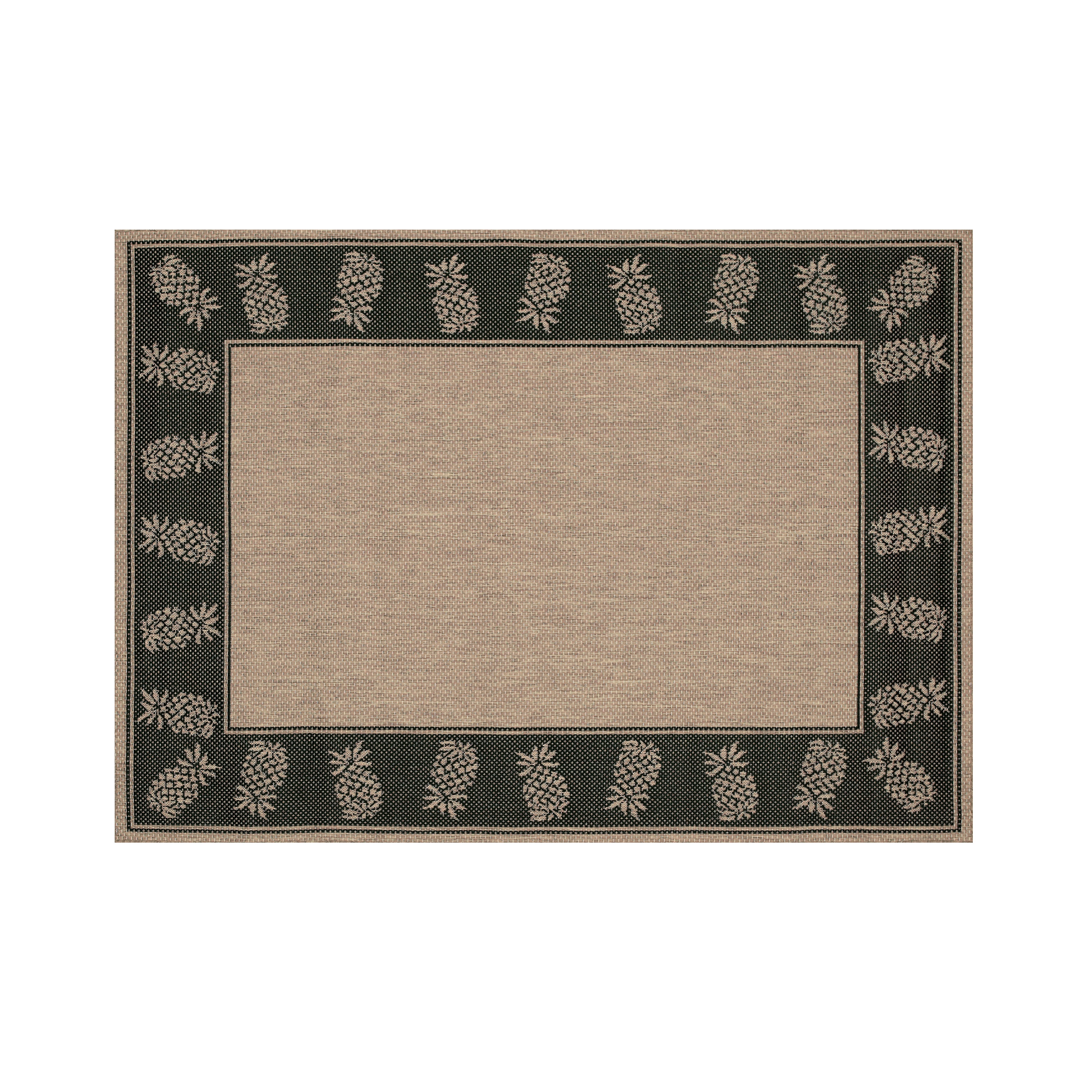 Tropics Flatwoven Rug - Cocoa Black (3 Sizes), Llama Rugs by HipVan ...