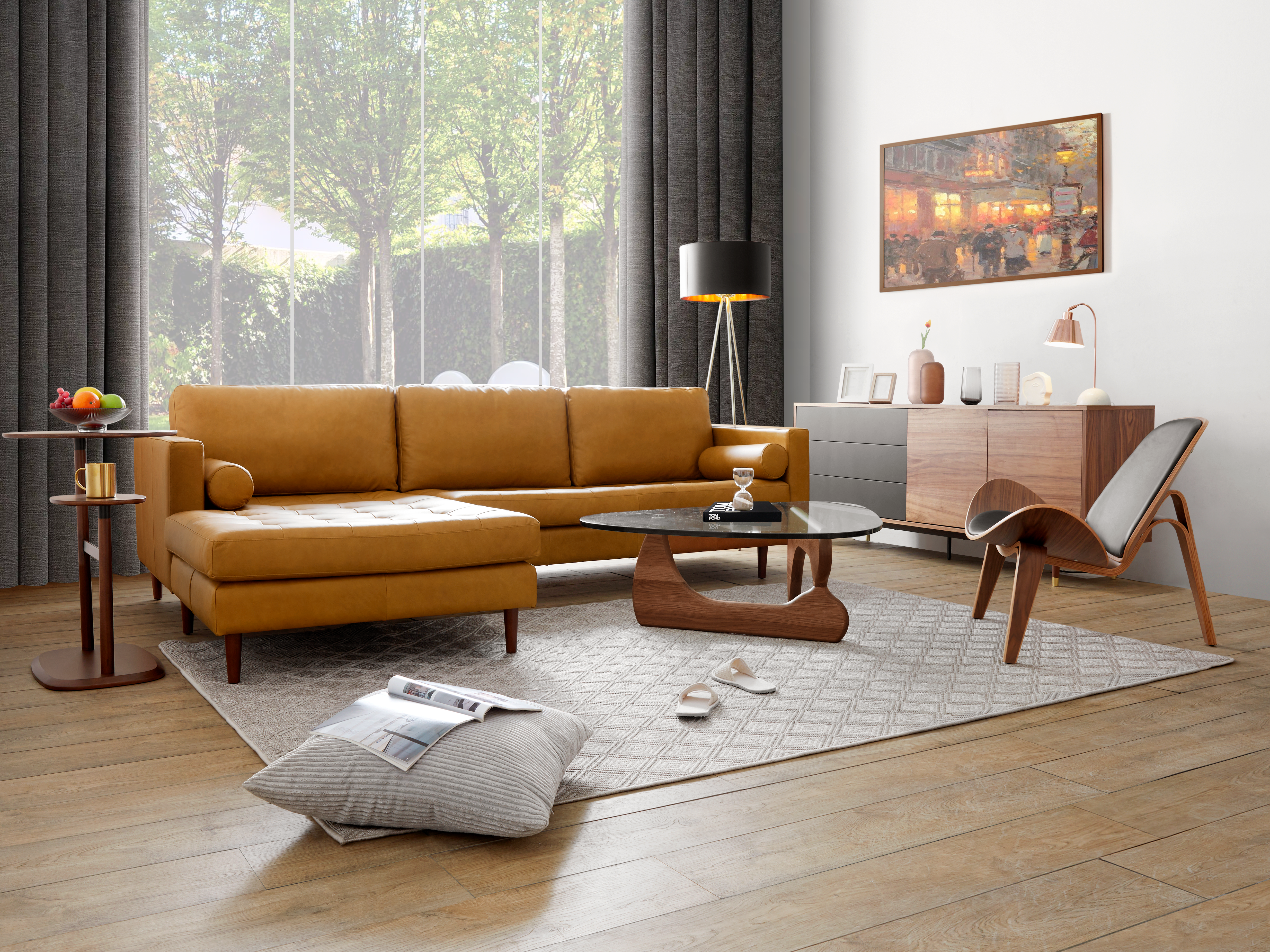 L-Shaped Sofa in Singapore: Curved & Corner Sofa Online