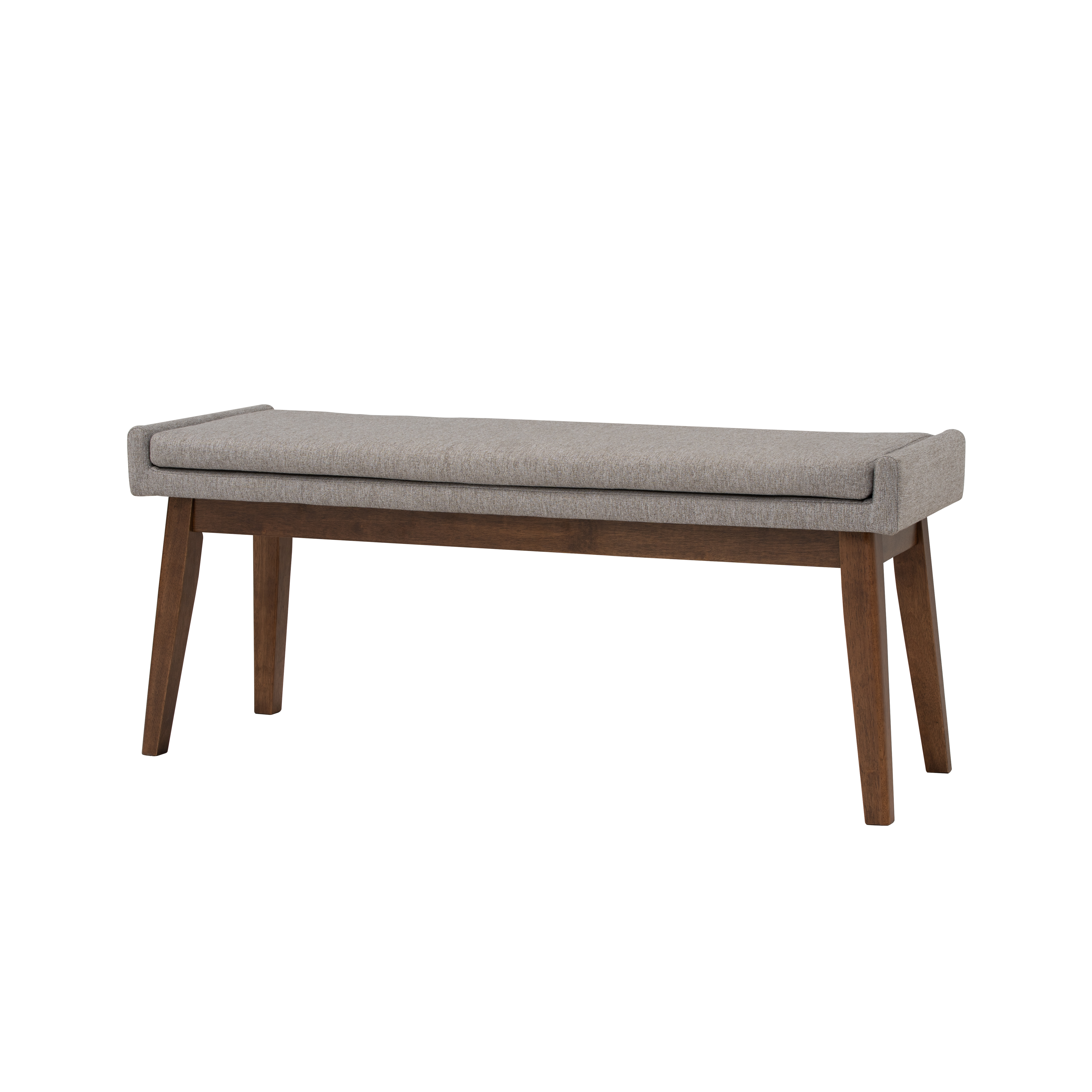 Fabian Bench 1.1m - Cocoa, Dolphin Grey (Fabric), Fabian by HipVan | HipVan