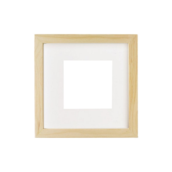 12-Inch Square Wooden Frame - Natural, Frames by HipVan | HipVan