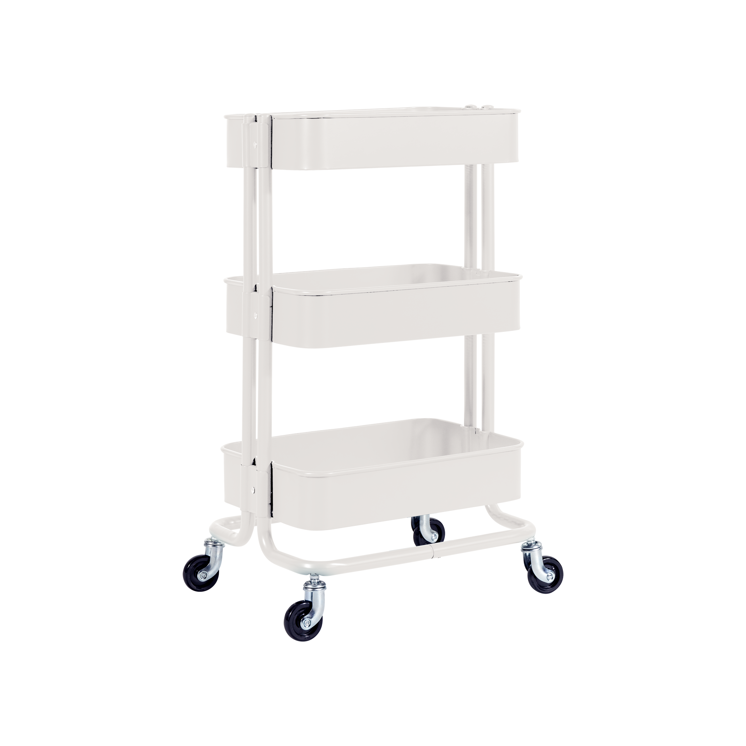 Snyder Trolley - White, Storage Essentials by HipVan | HipVan