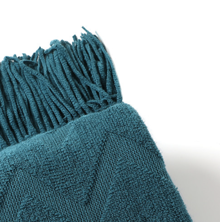 Hikari Chevron Knitted Throw - Caramel, Throws & Blankets by HipVan ...