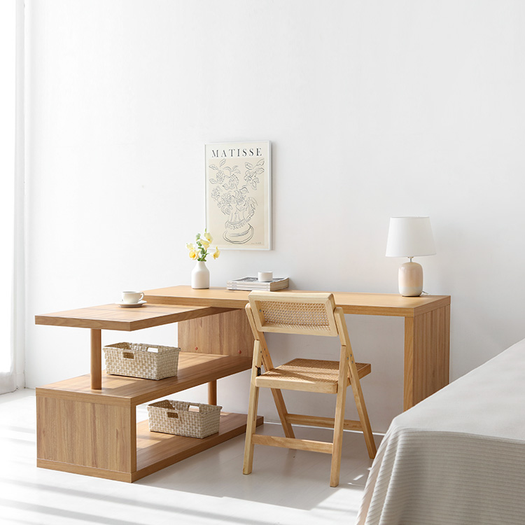 Fikk Adjustable Study Table 1.6m - Oak, Fikk by HipVan | HipVan