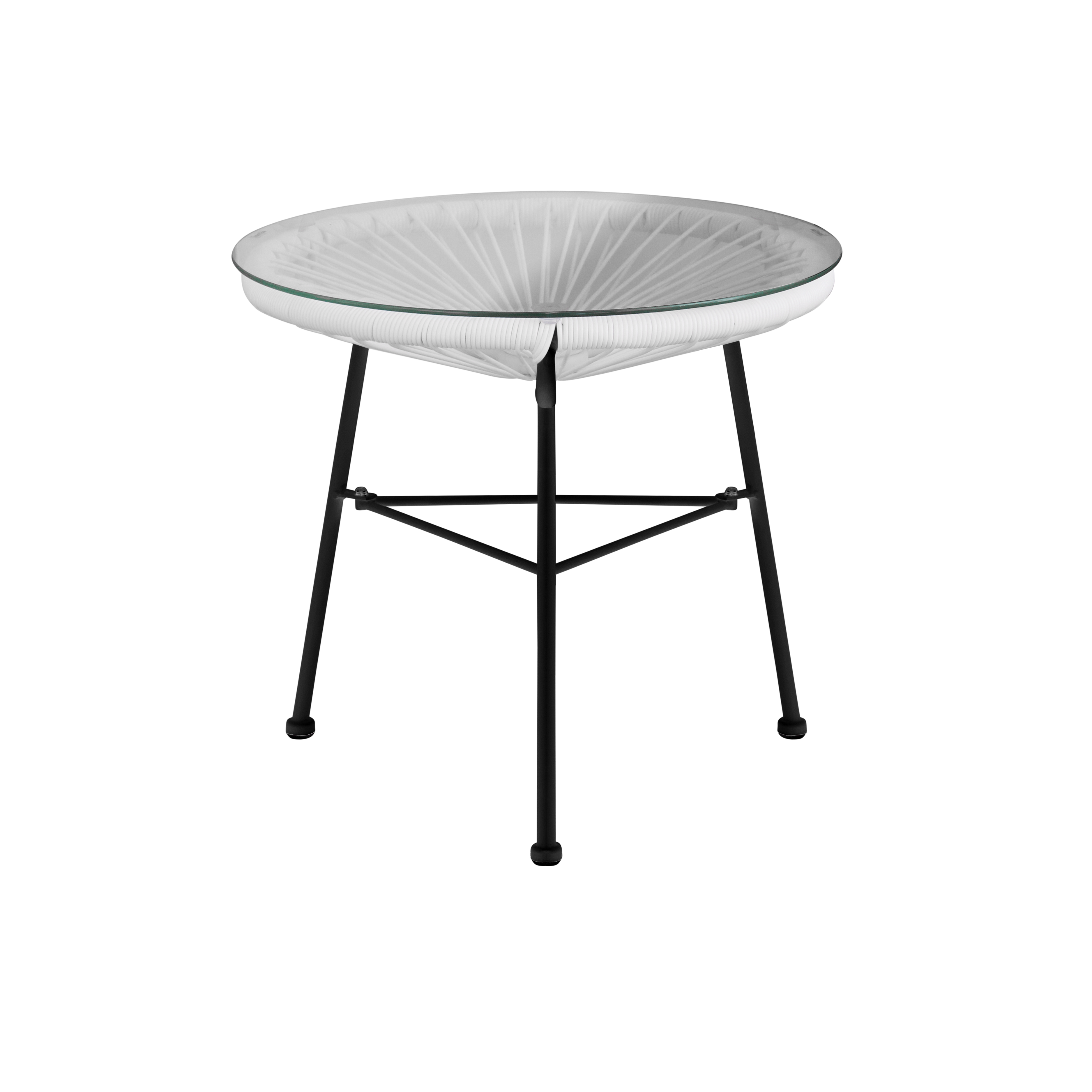 Acapulco Side Table - Black, HV Modern Outdoor Tables, Chairs & Storage ...