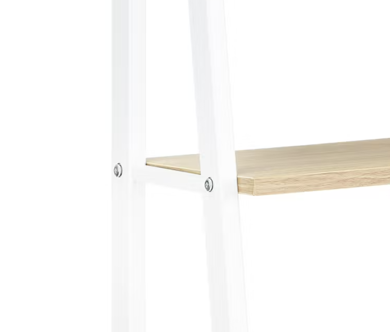 Luca Medium Shelf - White, Oak, HV Basic Storage & Accent Furniture ...