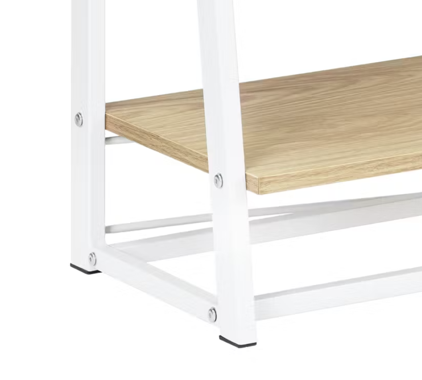 Luca Medium Shelf - White, Oak, HV Basic Storage & Accent Furniture ...