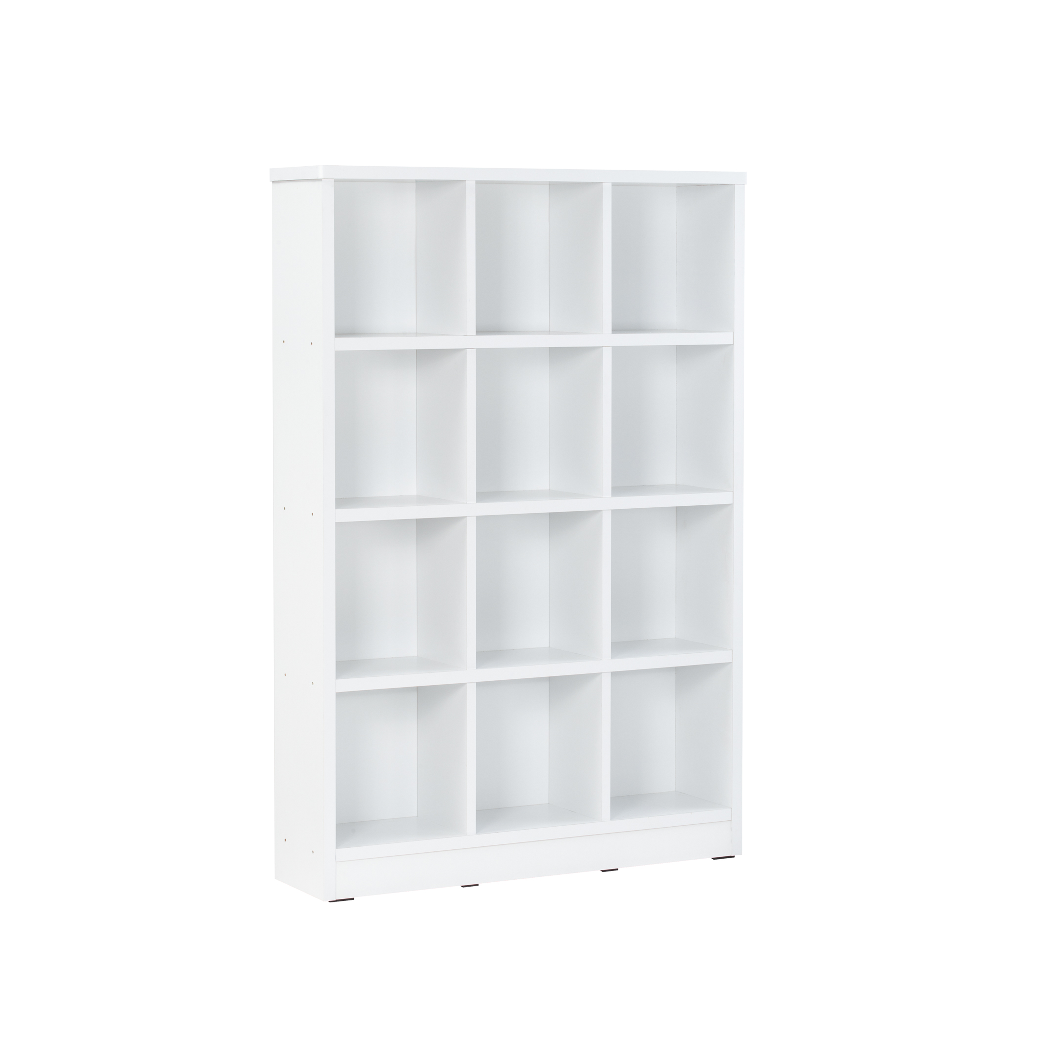 Harry 3x4 Shelving Unit - White, HV Basic Storage & Accent Furniture ...