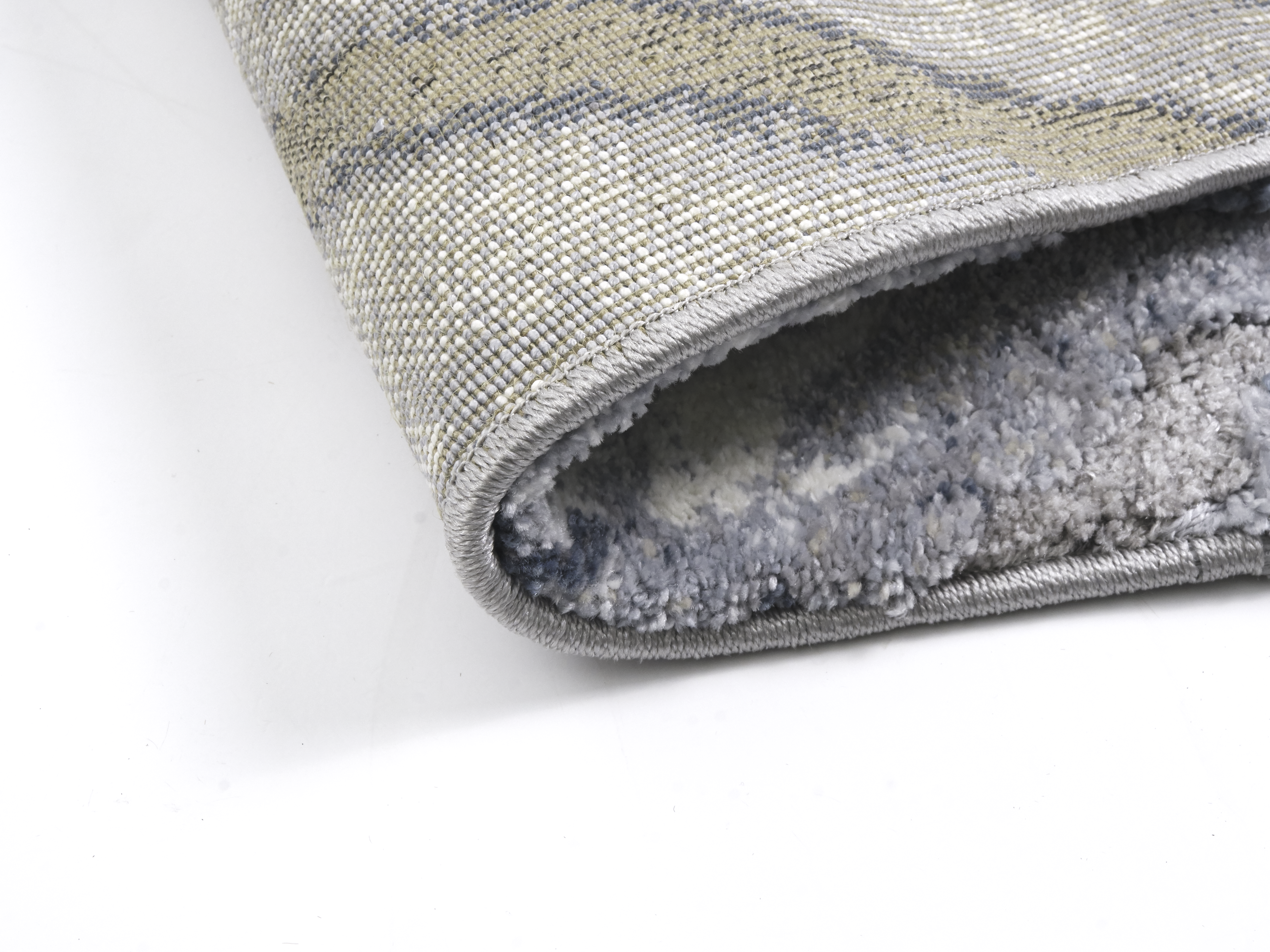 Valentino High Pile Rug - Blue Marble (4 Sizes), Heritage Carpets | HipVan