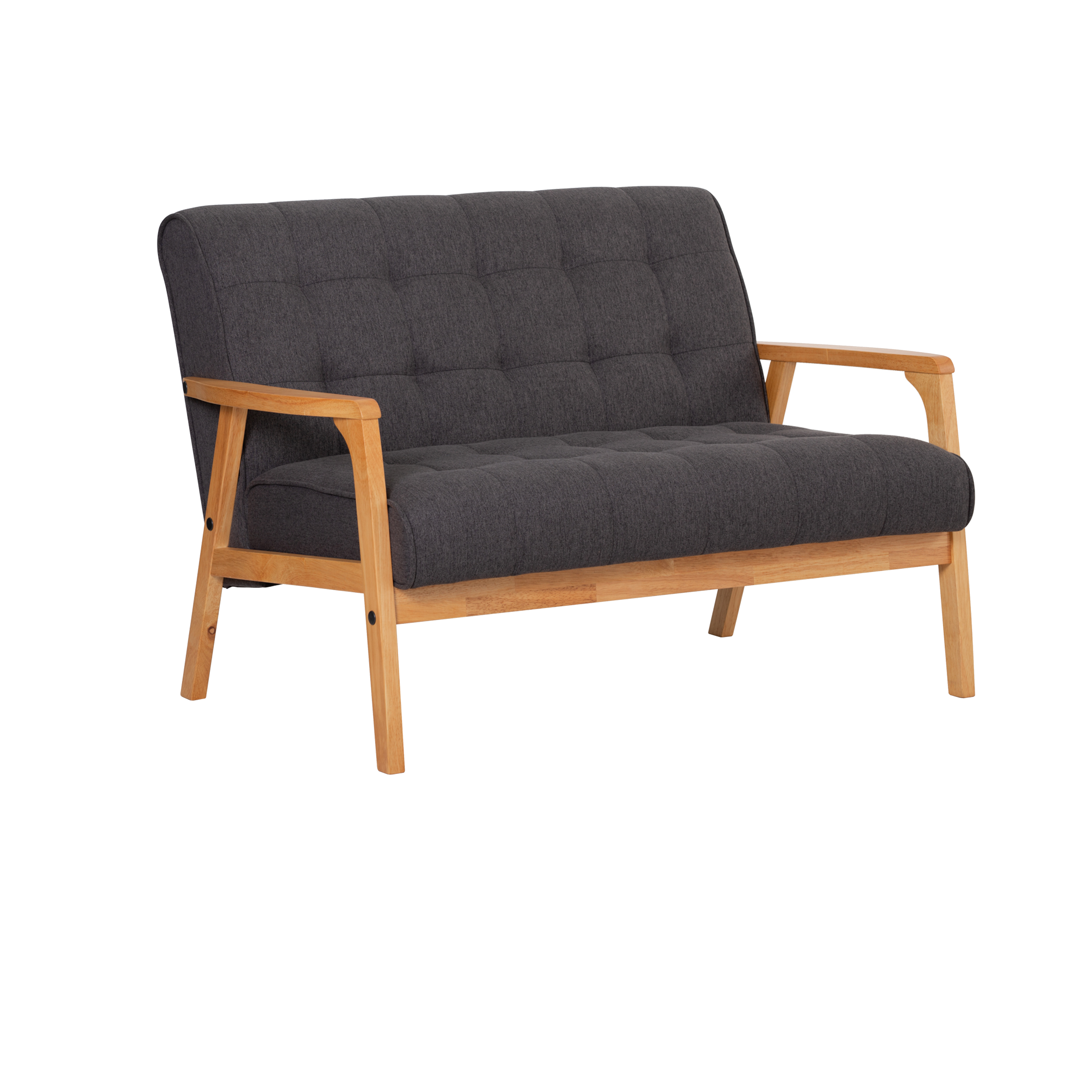 Tucson 2 Seater Sofa - Cocoa, Espresso (Faux Leather), HV Basic Sofas ...